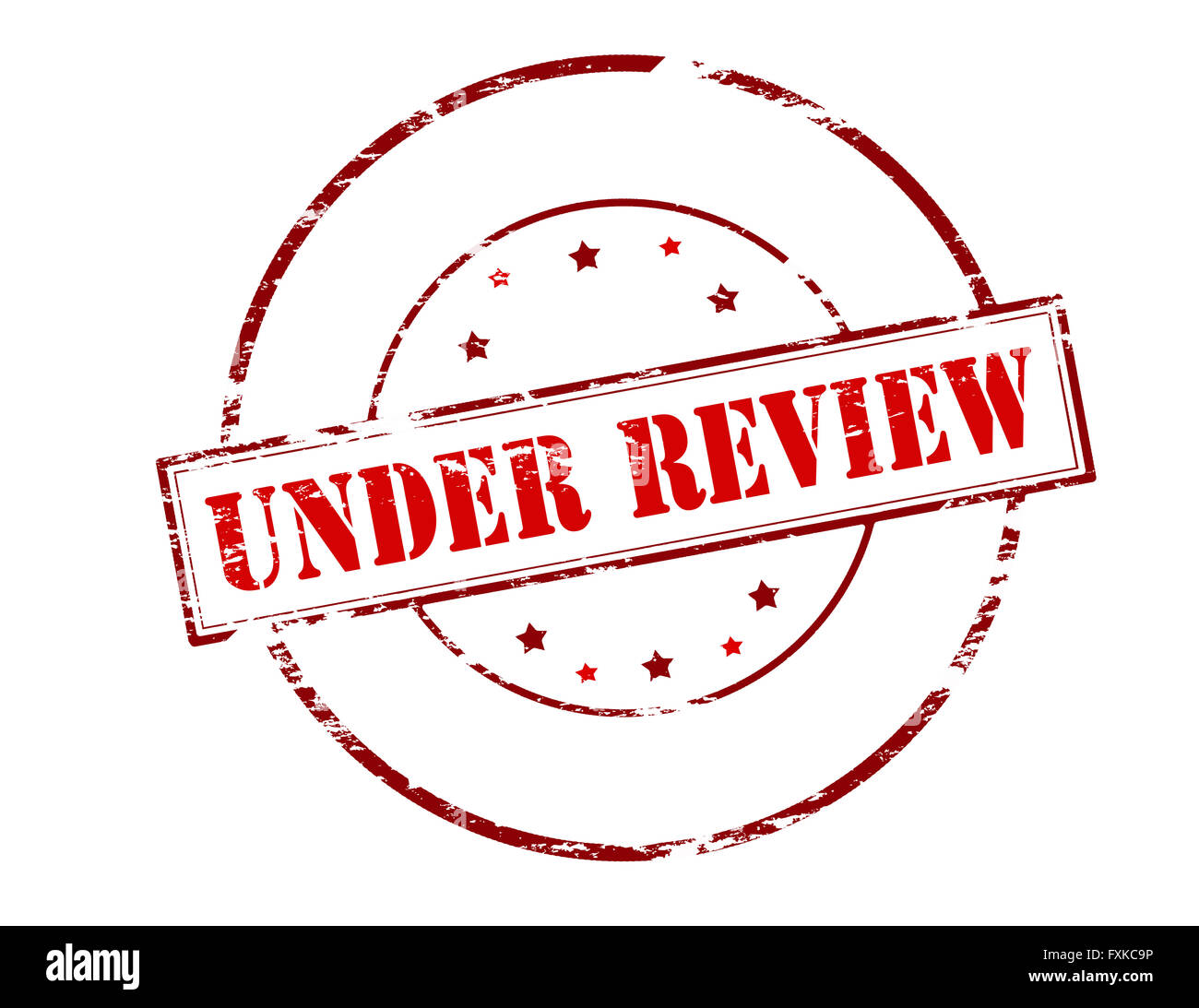 Under review stamp hi-res stock photography and images - Alamy