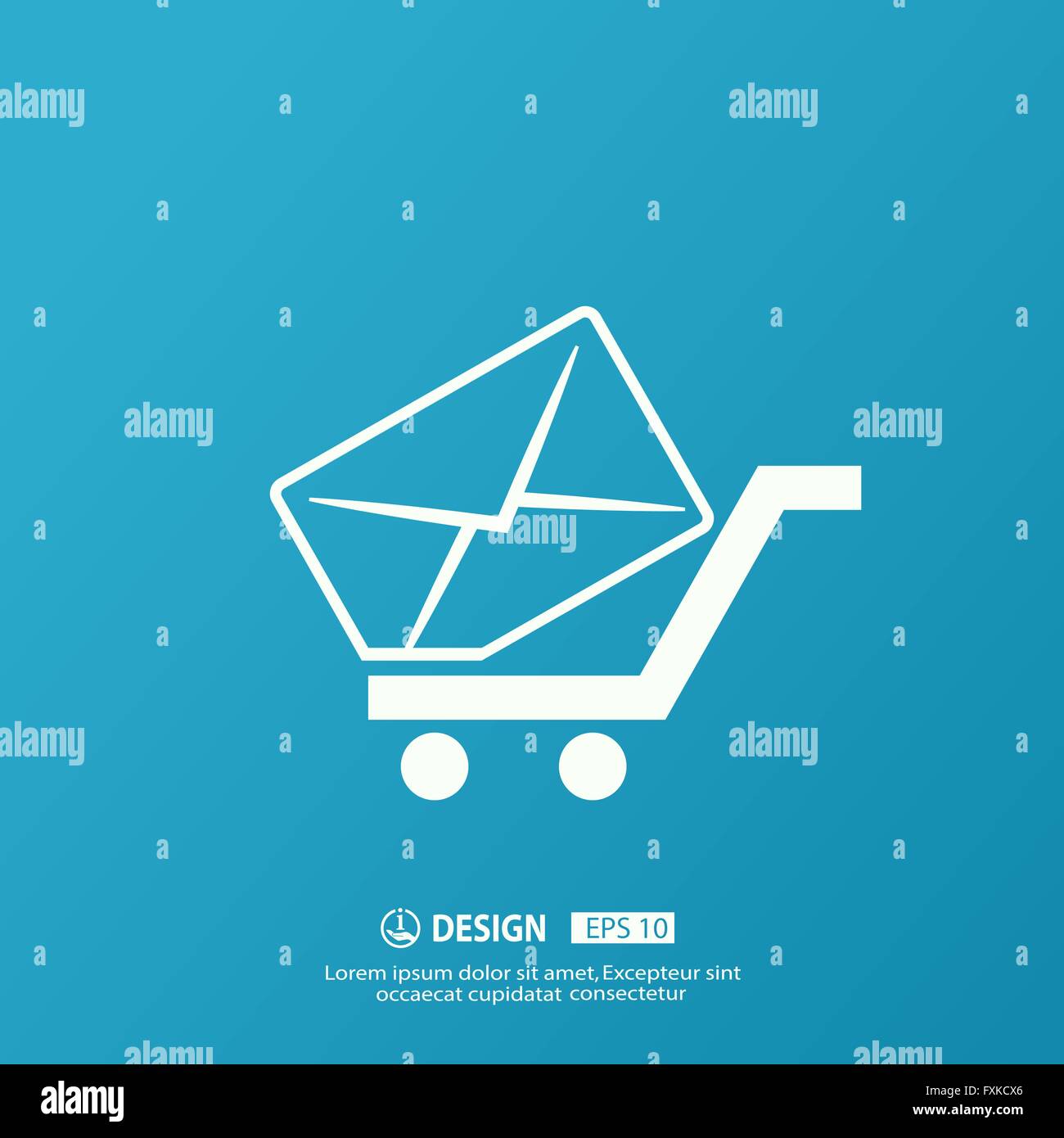 Pictograph of mail Stock Vector Image & Art - Alamy