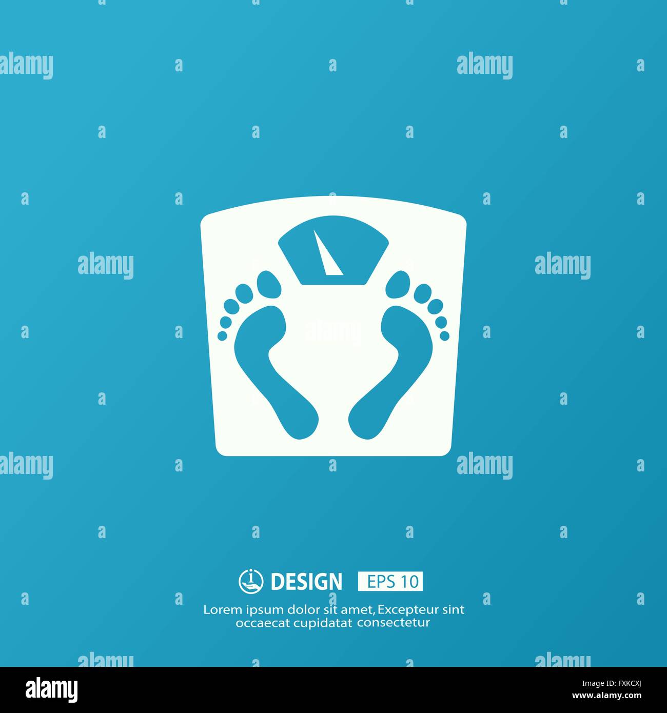 Pictograph of bathroom scale Stock Vector Image & Art - Alamy