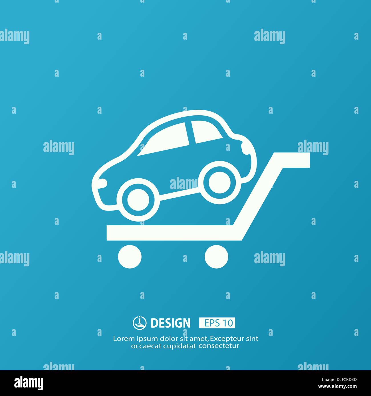Pictograph of car Stock Vector Image & Art - Alamy