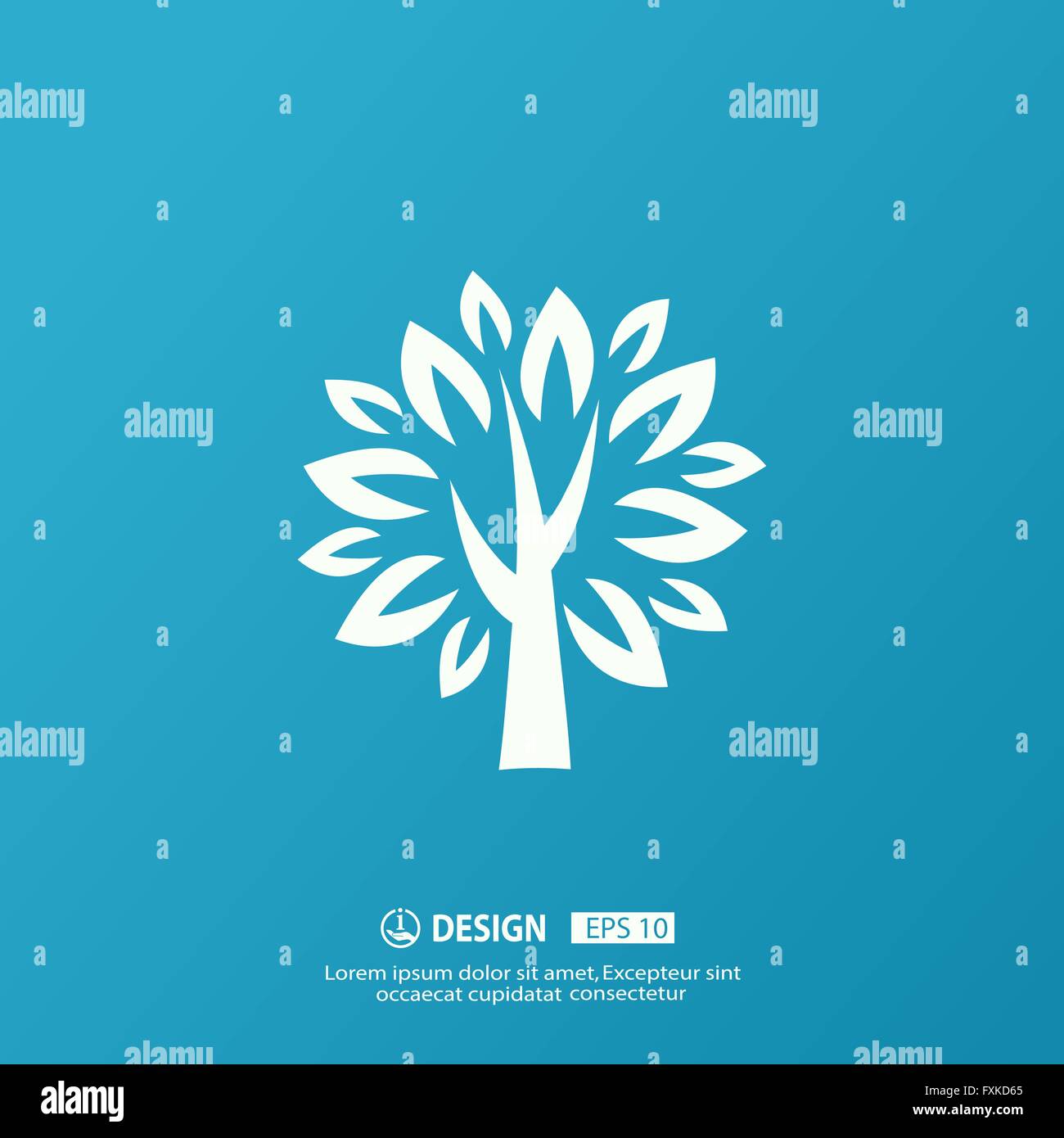 Pictograph of tree Stock Vector Image & Art - Alamy