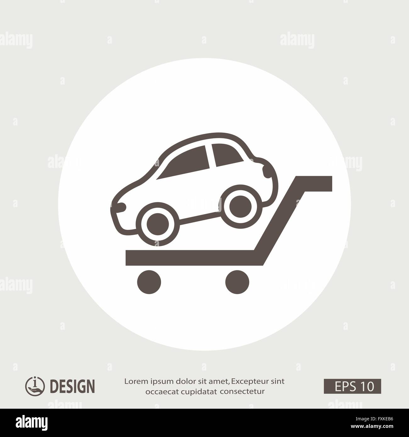 Pictograph of car Stock Vector Image & Art - Alamy