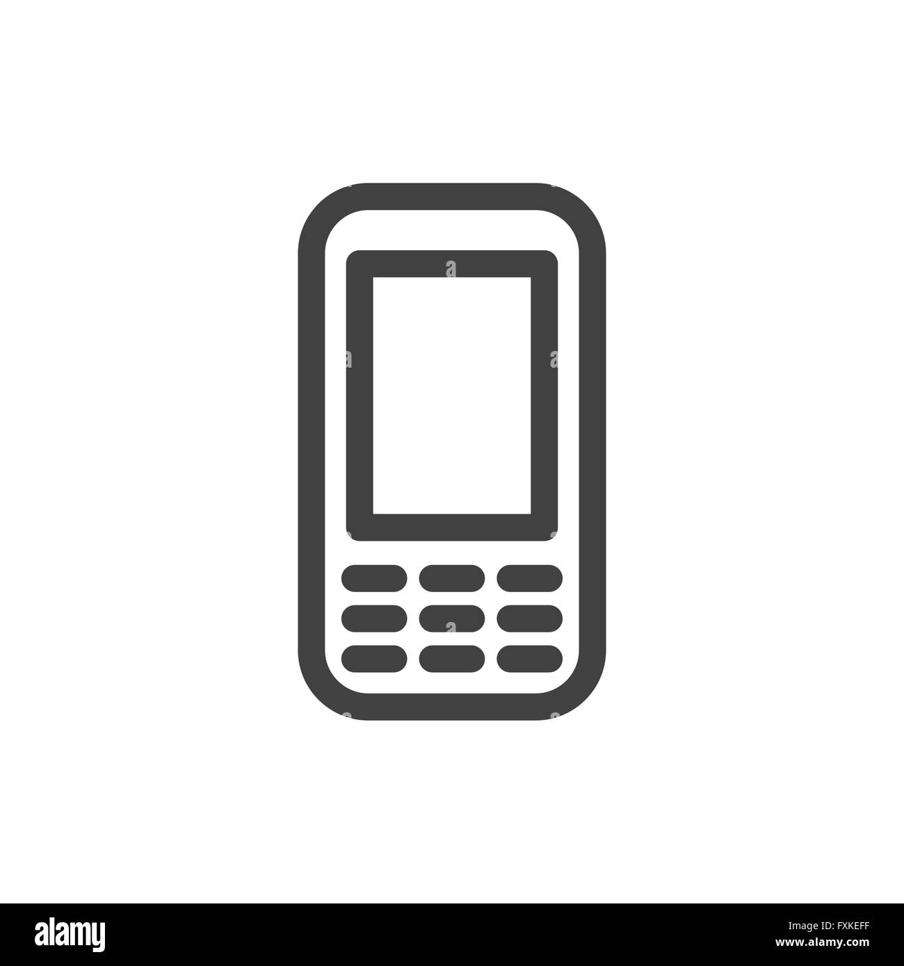 Mobile icon hi-res stock photography and images - Alamy