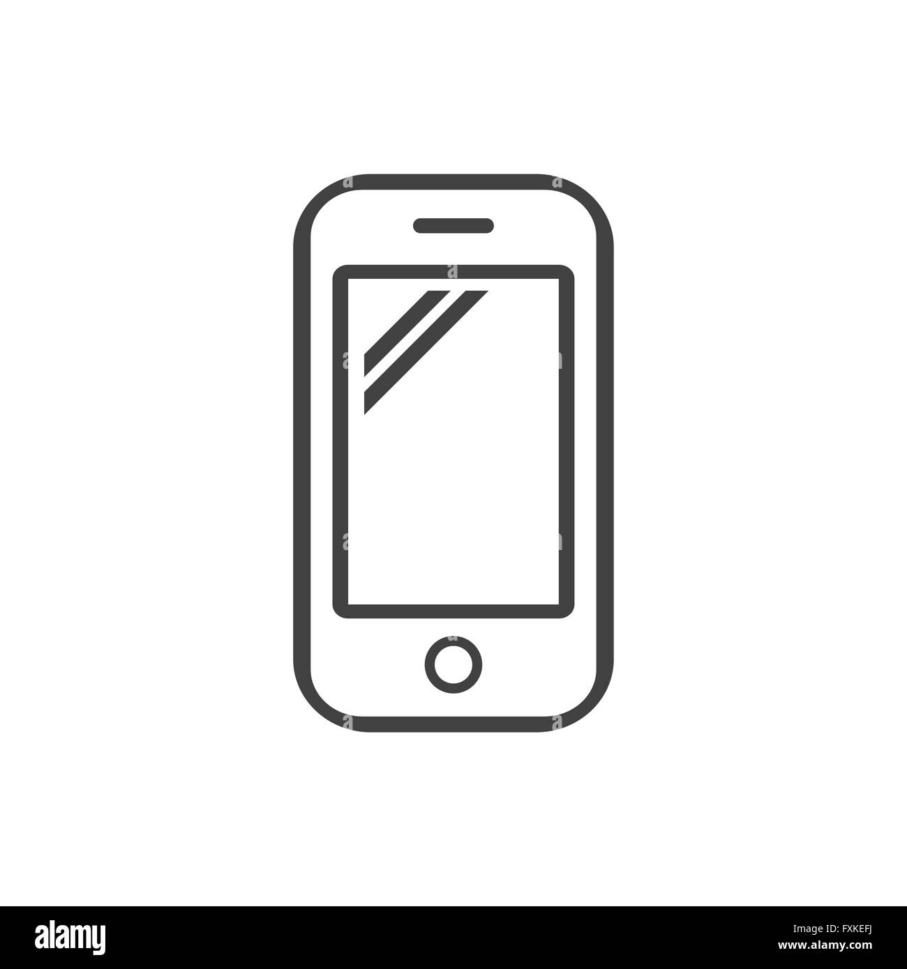 Mobile icon hi-res stock photography and images - Alamy