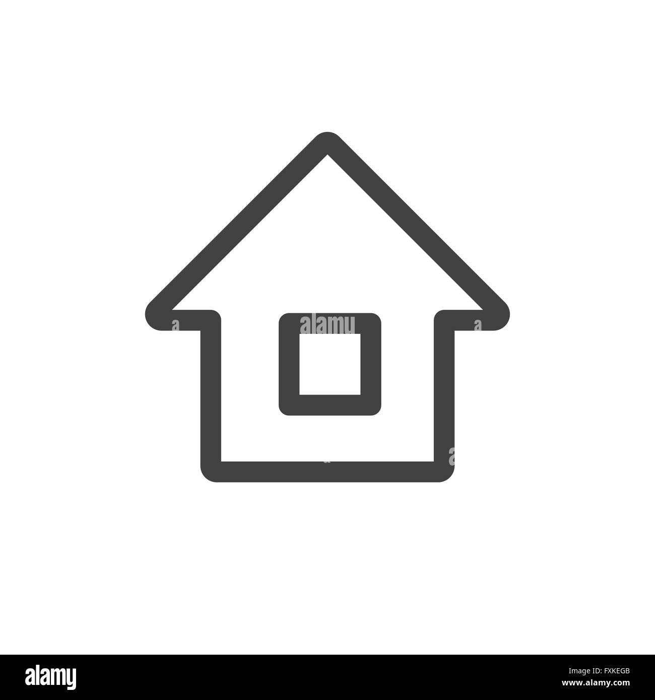 Home vector illustration Black and White Stock Photos & Images - Alamy