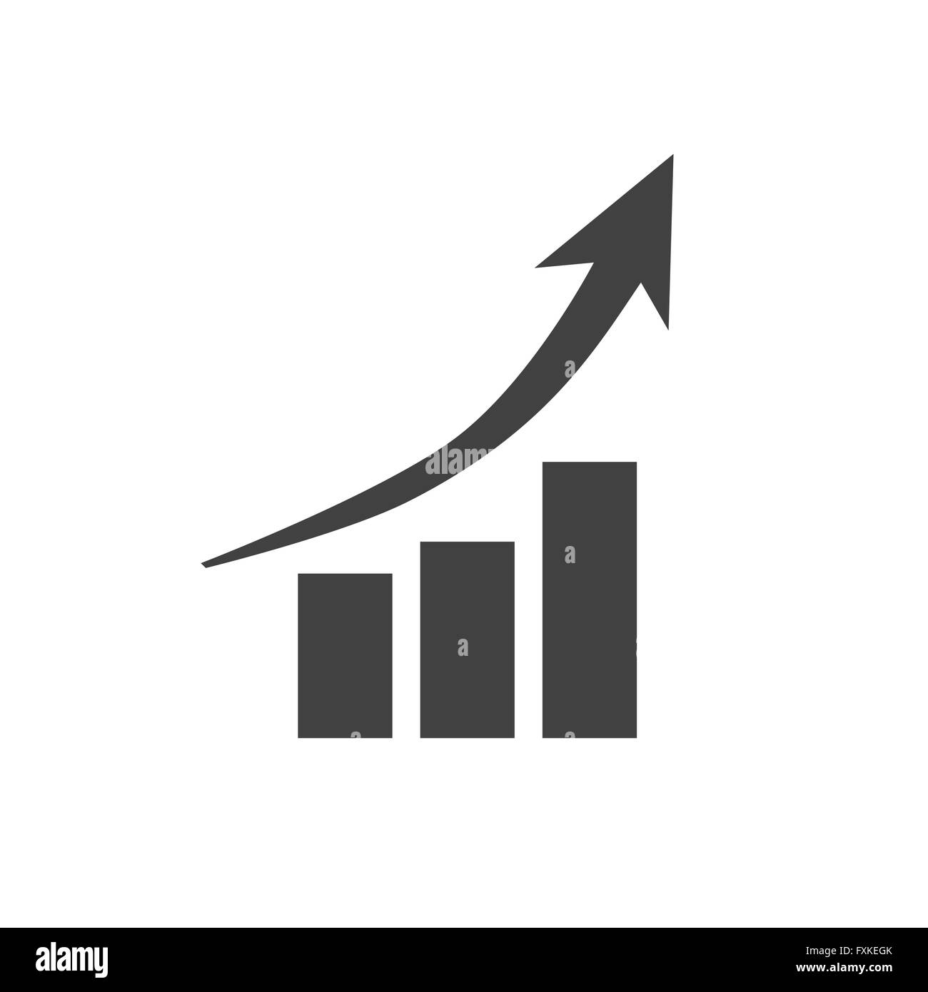 Graph icon Stock Vector Images - Alamy