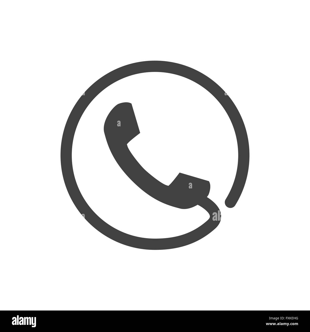 Phone icon Cut Out Stock Images & Pictures - Alamy