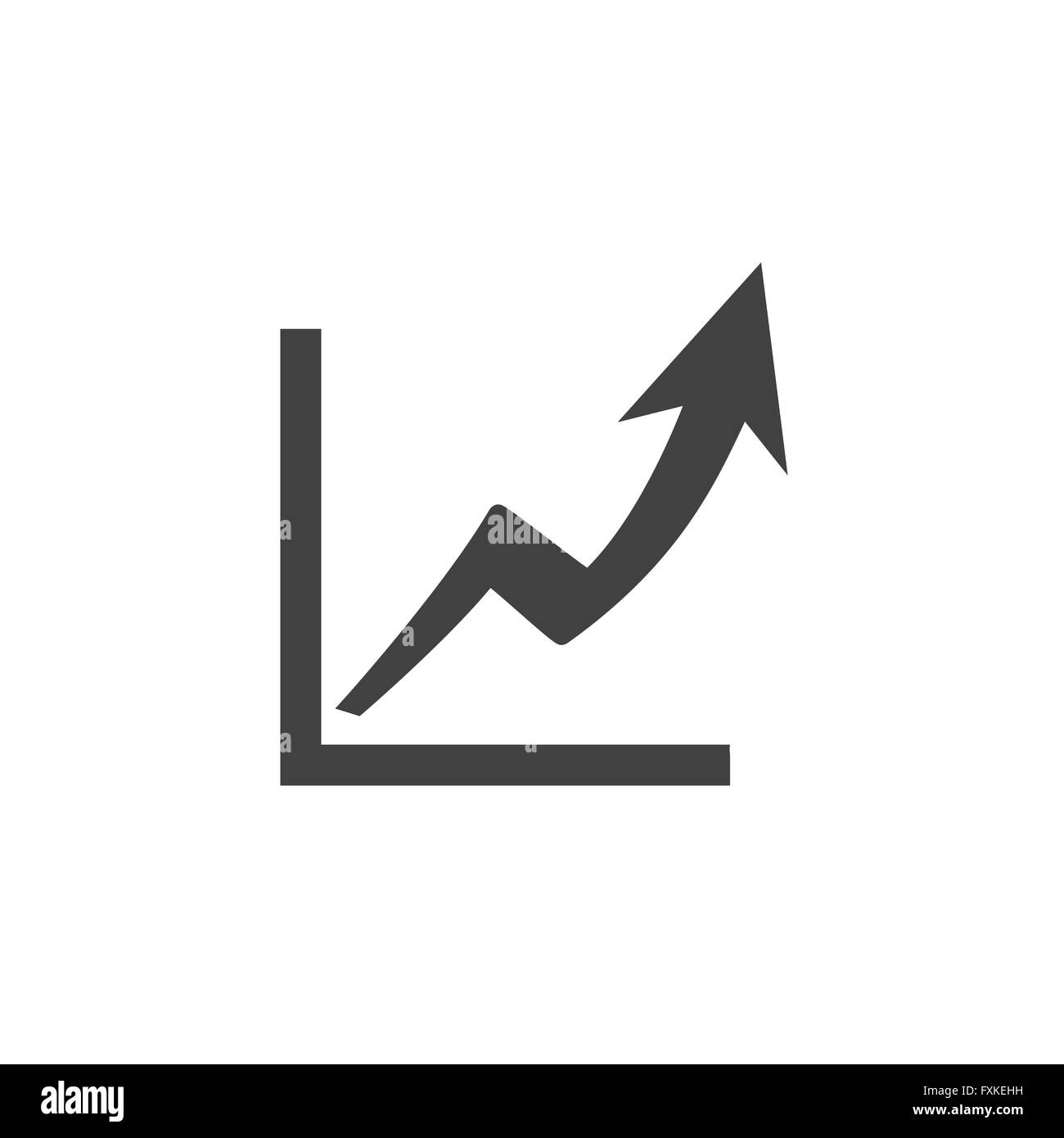 Graph icon Black and White Stock Photos & Images - Alamy