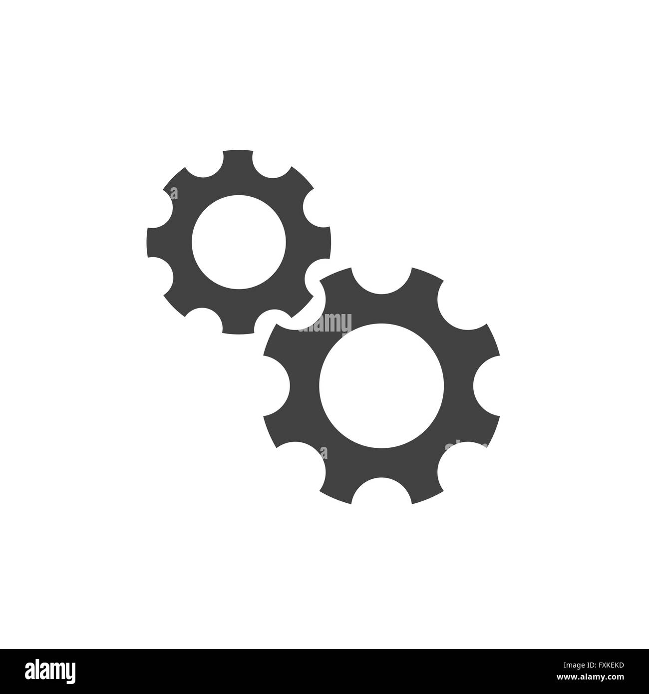 Gear icon Cut Out Stock Images & Pictures - Alamy