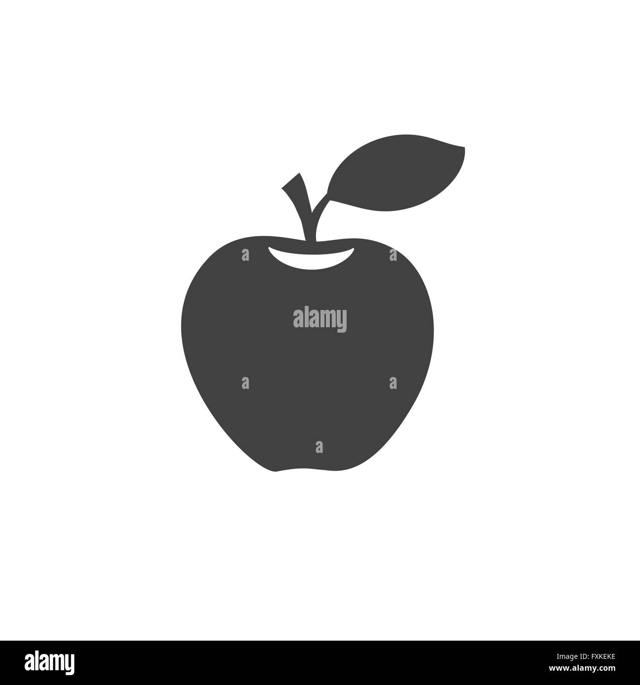 Apple icon Stock Vector Images - Alamy