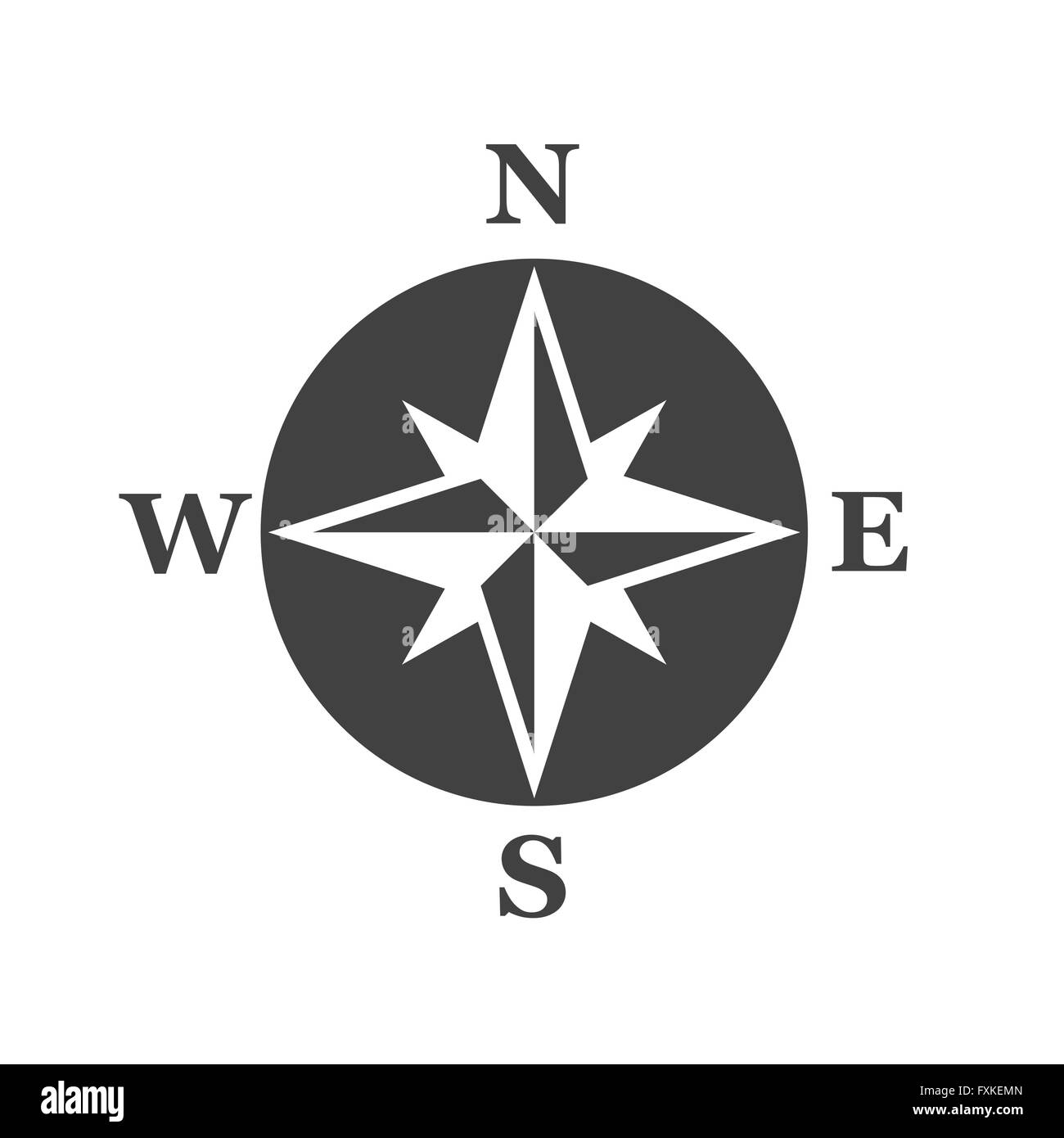 Artistic North Arrow