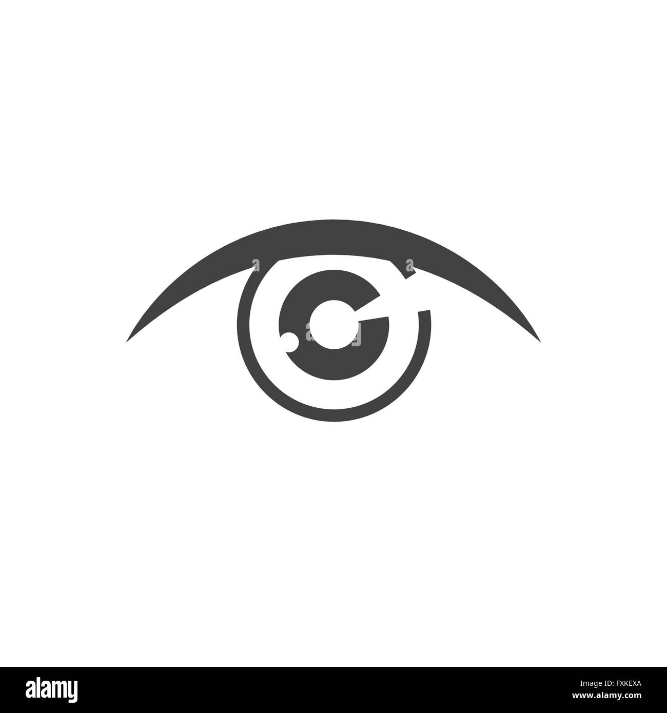 Eye icon Stock Vector Images - Alamy