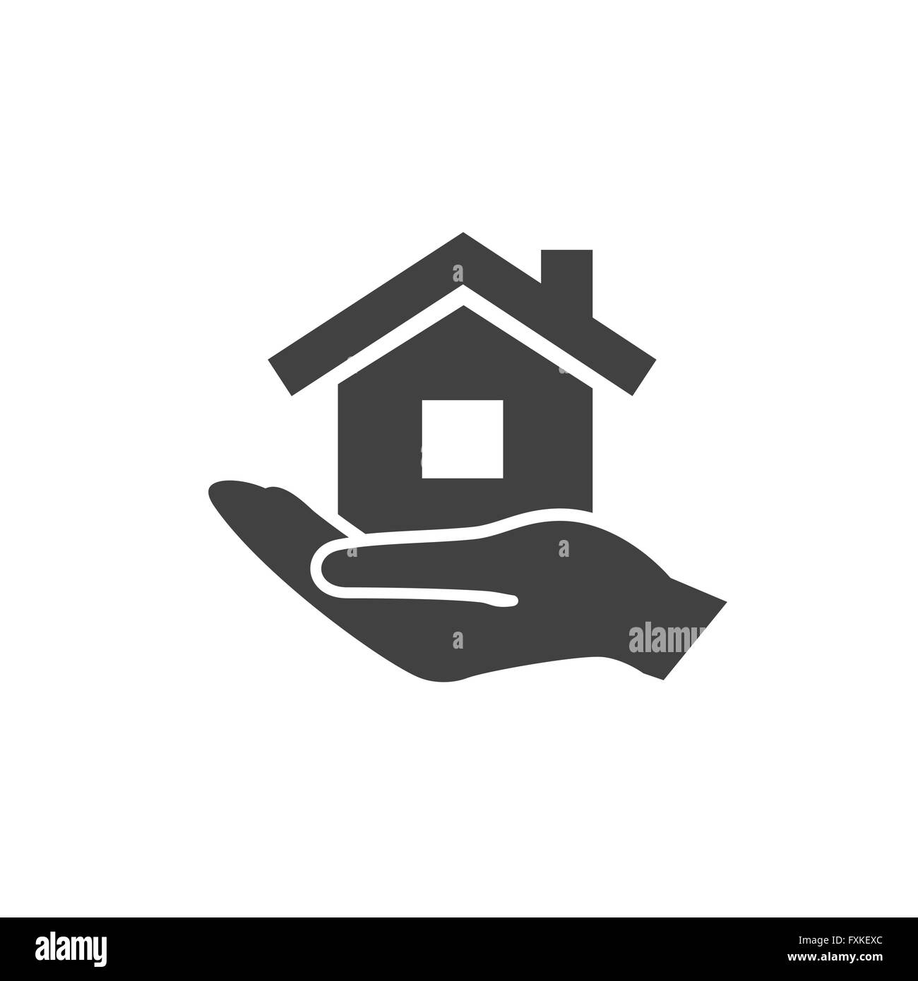 Home vector illustration Black and White Stock Photos & Images - Alamy