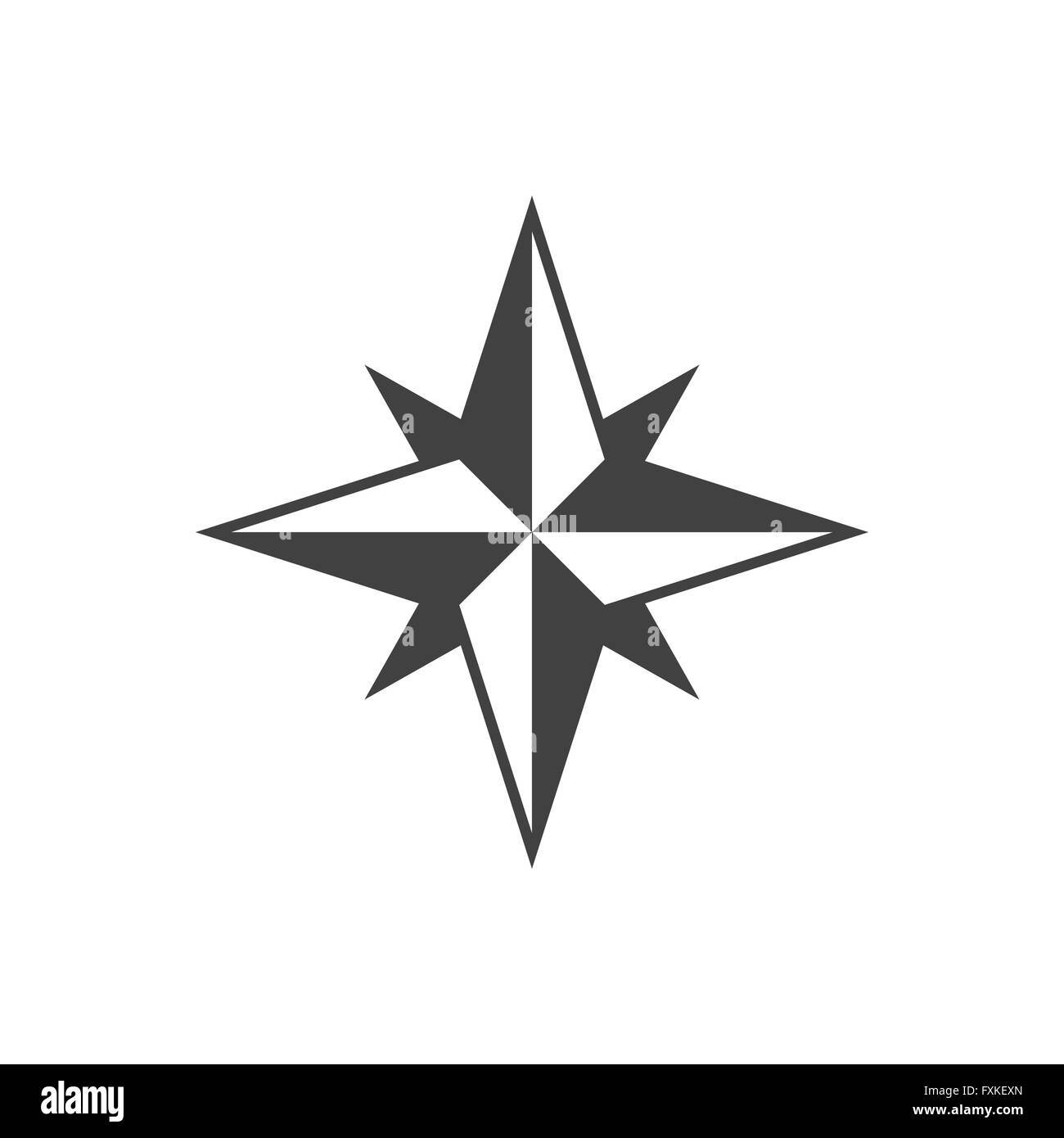 Compass vectors Black and White Stock Photos & Images - Alamy