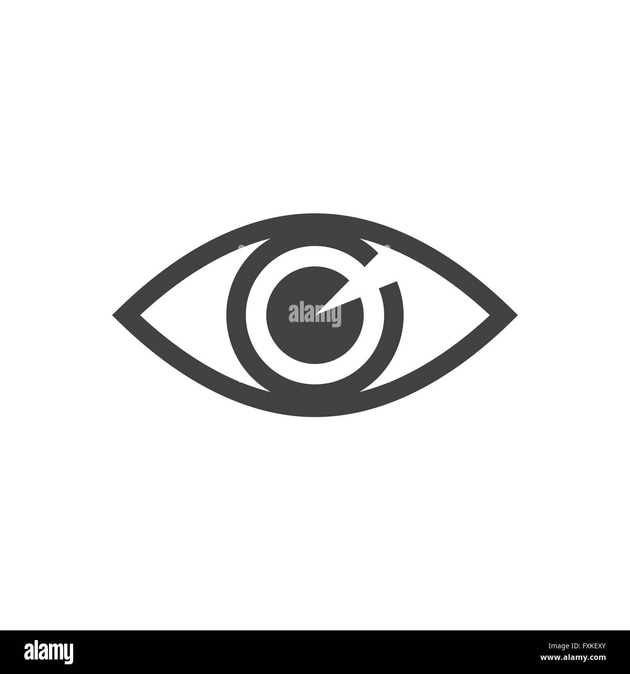 Eye icon Stock Vector Images - Alamy