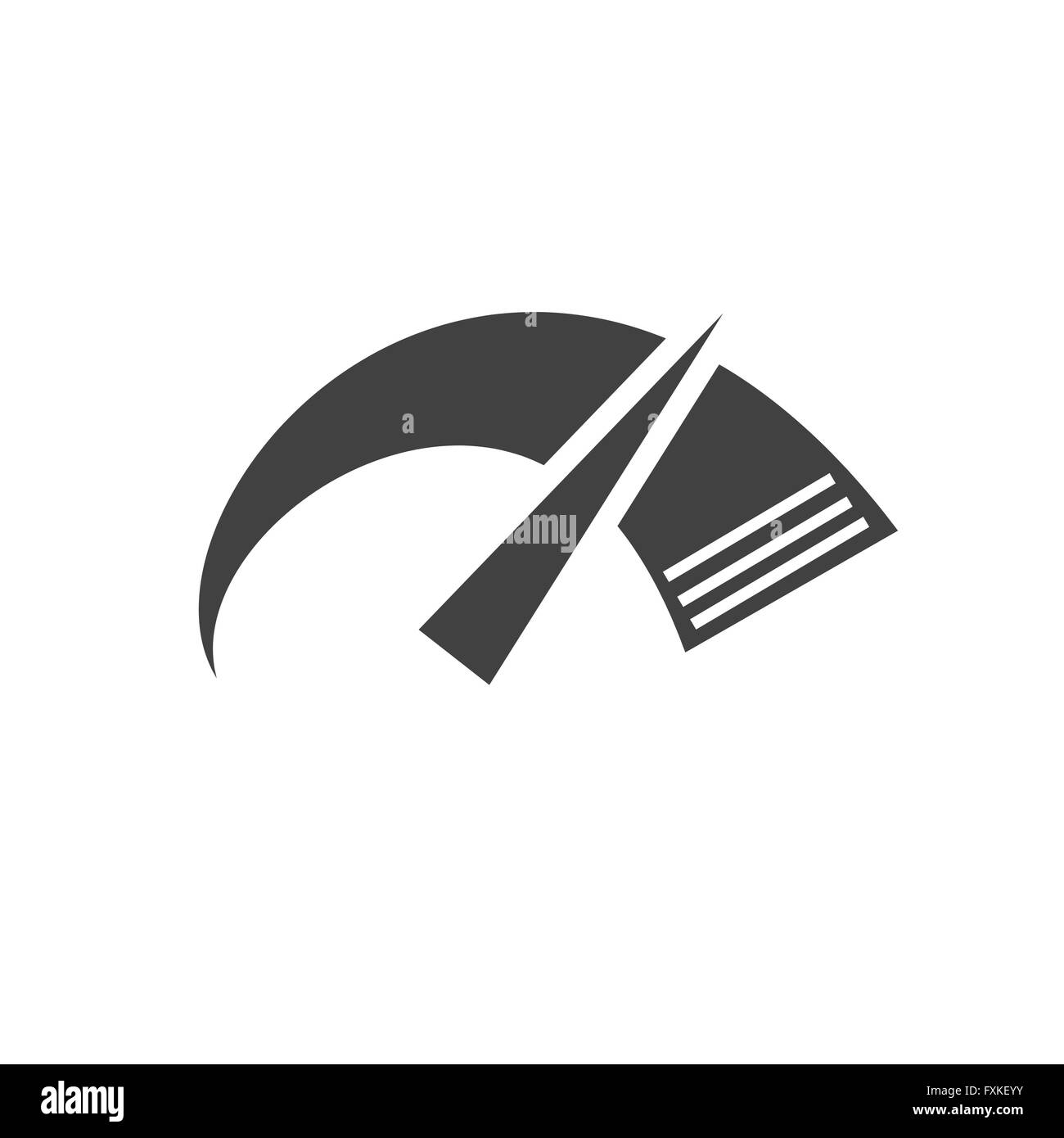 Speedometer vector illustration Stock Vector Images - Alamy