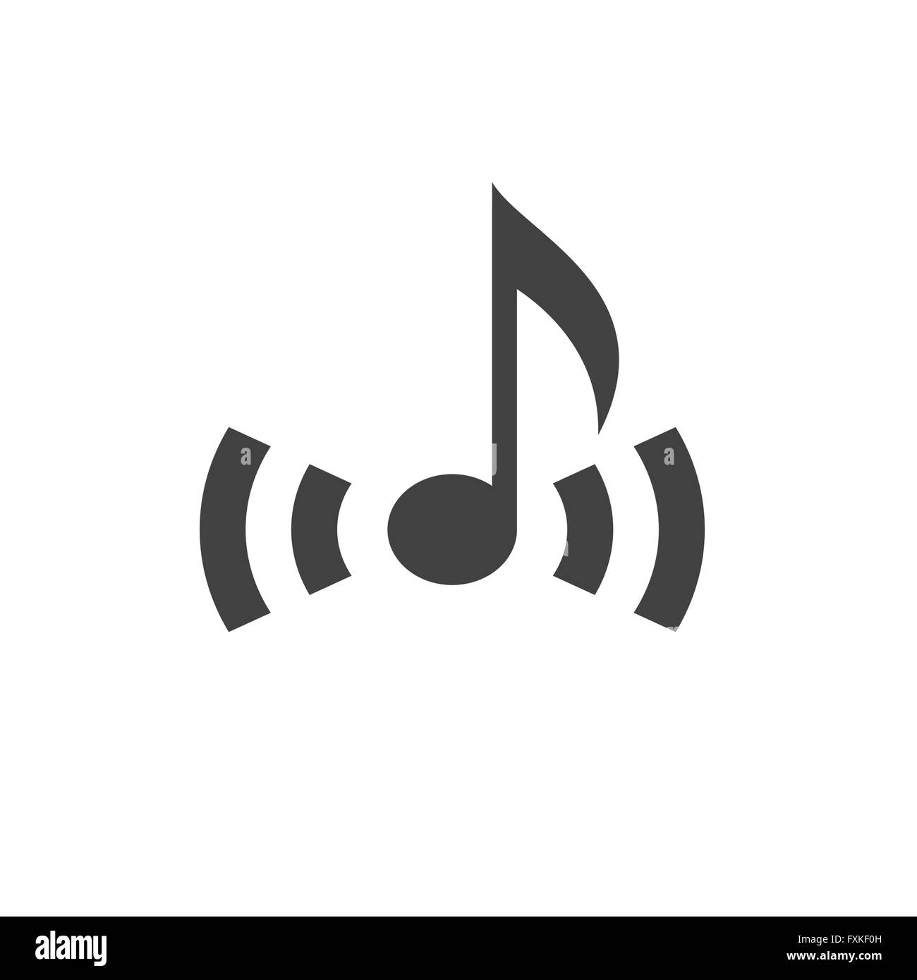 Music note icon hi-res stock photography and images - Alamy