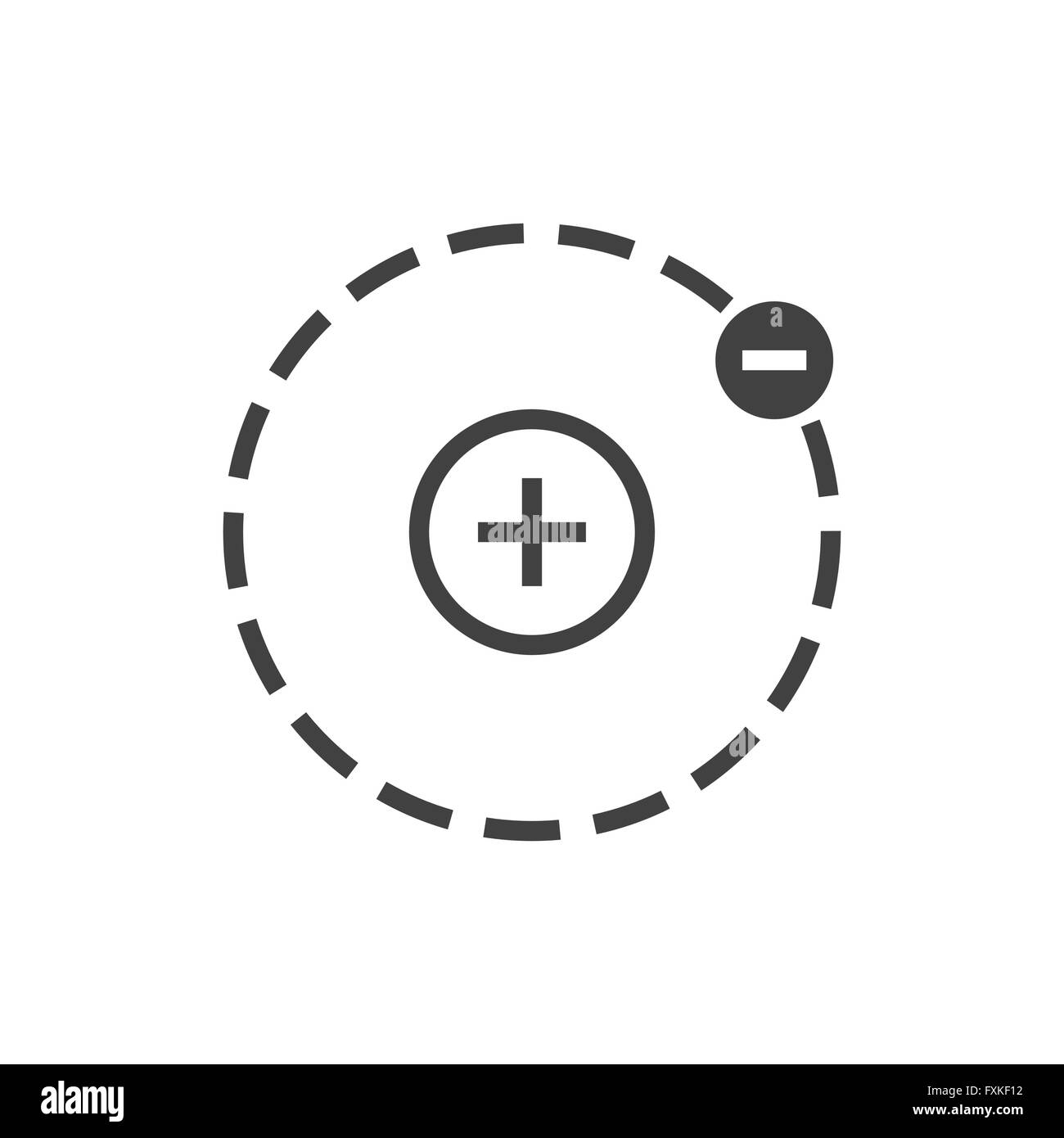 Atom icon hi-res stock photography and images - Alamy