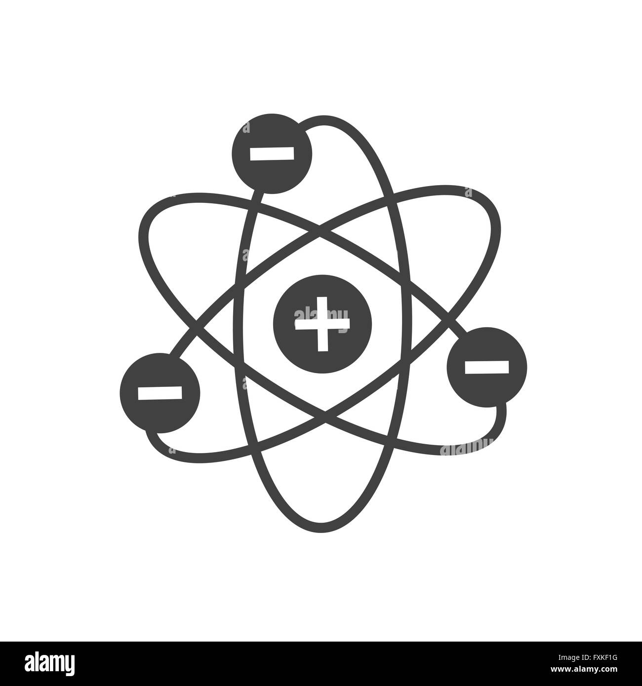 Atom icon hi-res stock photography and images - Alamy