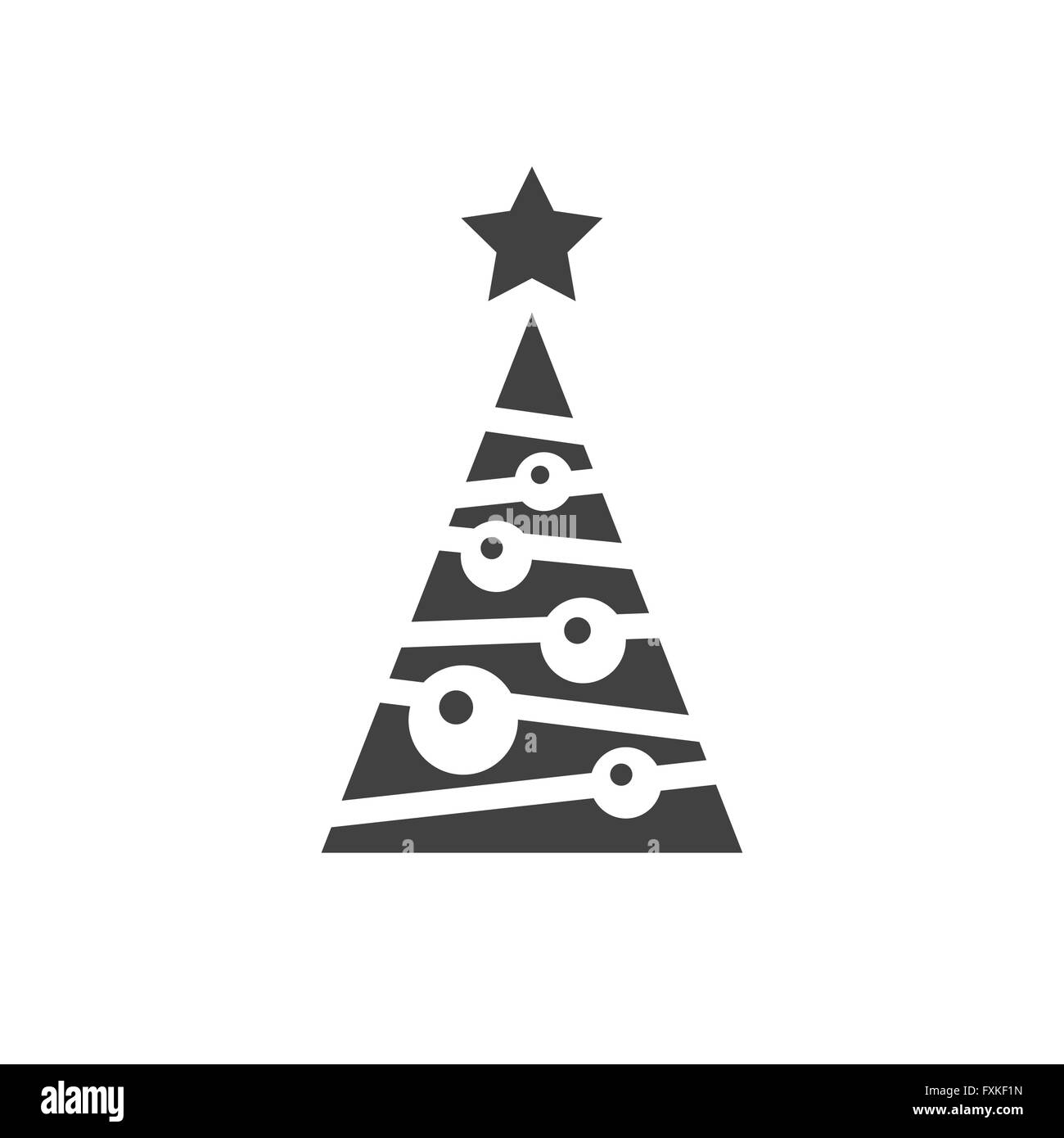 christmas tree icon Stock Vector Image & Art - Alamy