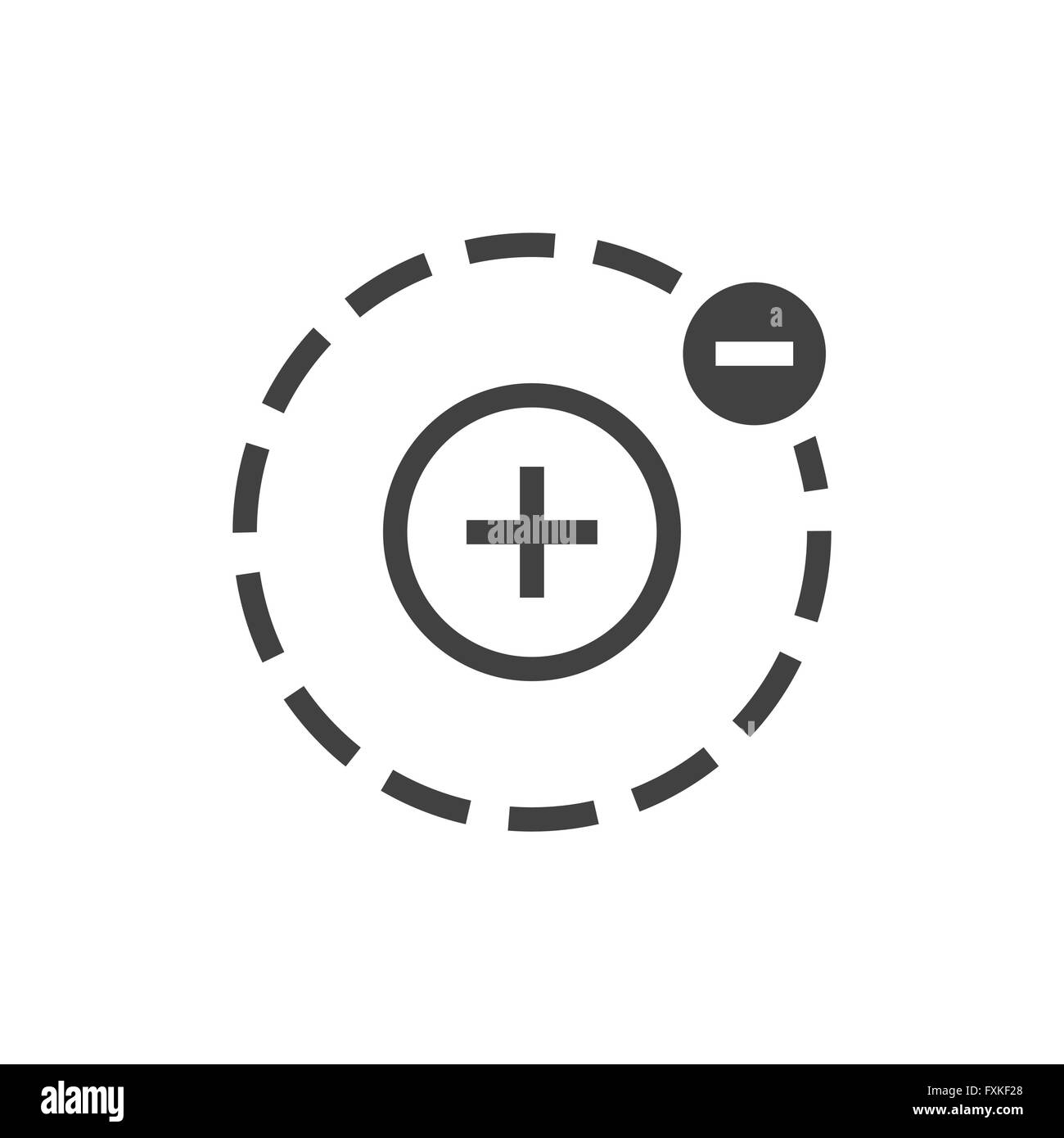 Atom icon hi-res stock photography and images - Alamy