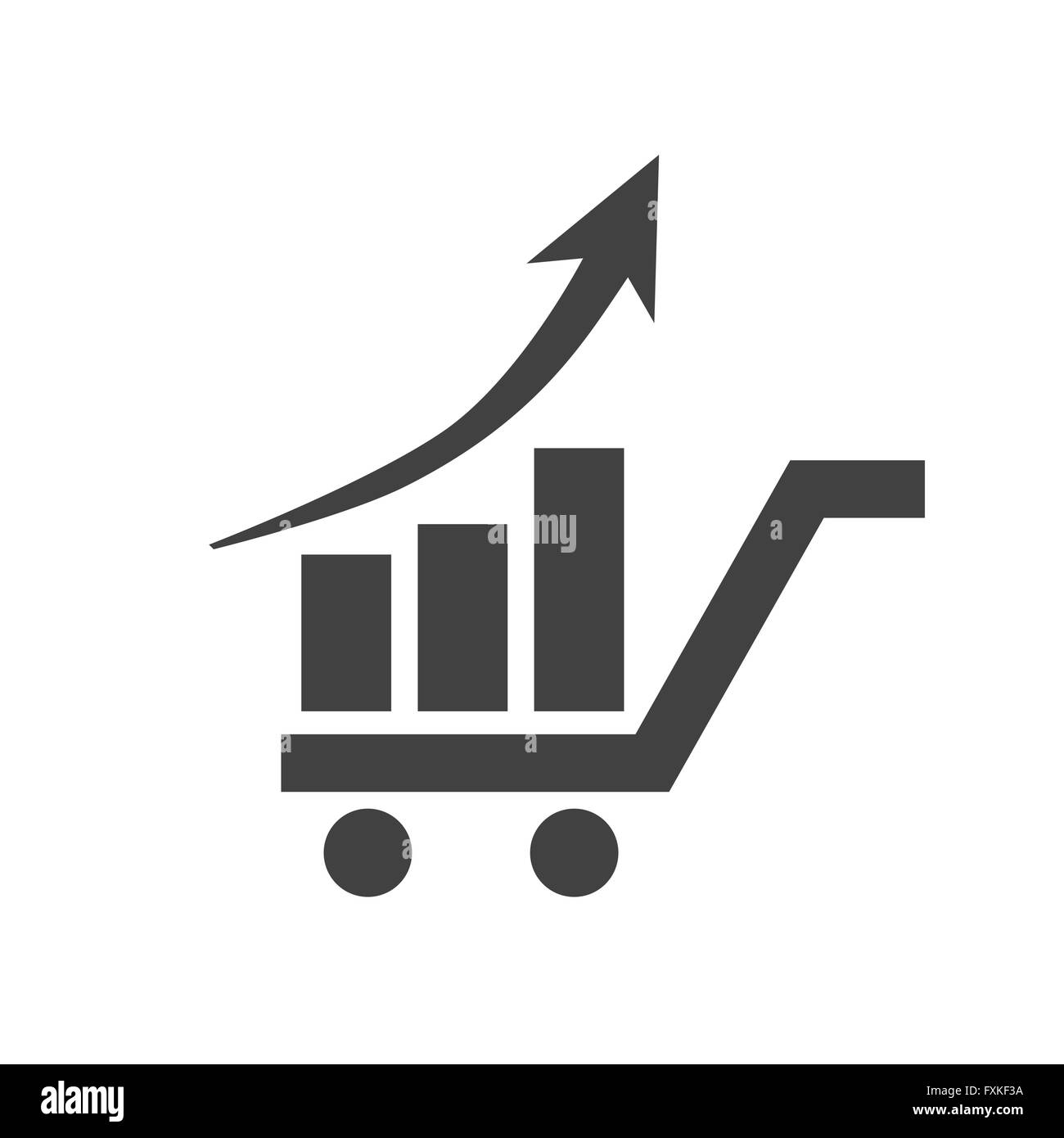 Icon graph Stock Vector Images - Alamy