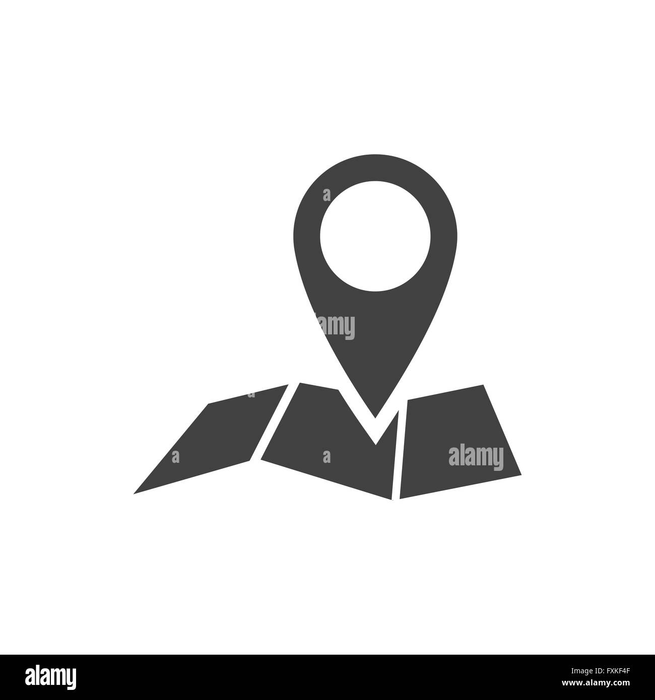 Map icon icon Stock Vector Image & Art - Alamy