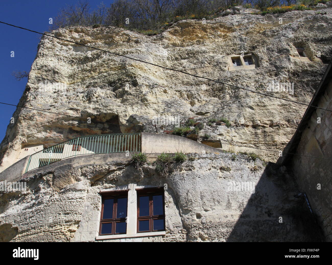 Troglodyte Cave France Stock Photos & Troglodyte Cave France Stock ...