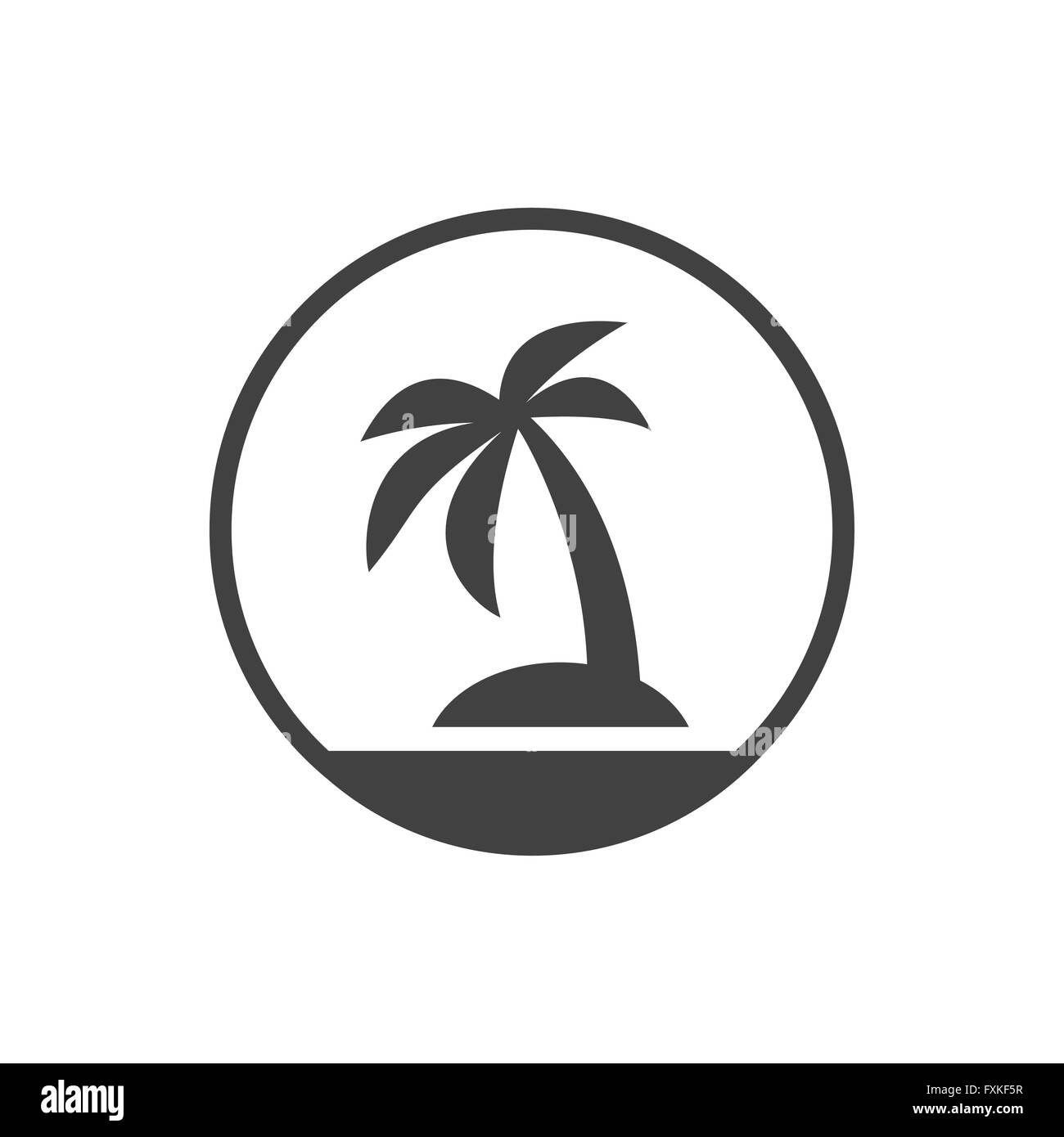 Island icon hi-res stock photography and images - Alamy