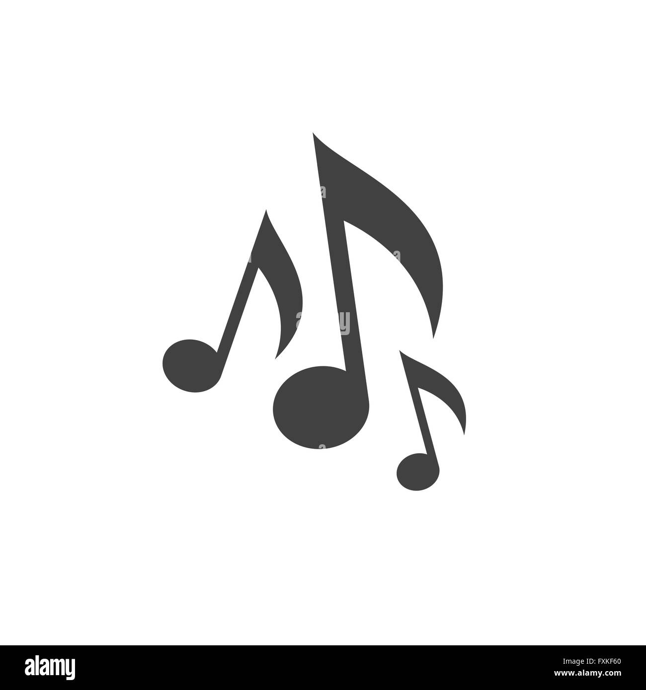music note icon Stock Vector Image & Art - Alamy