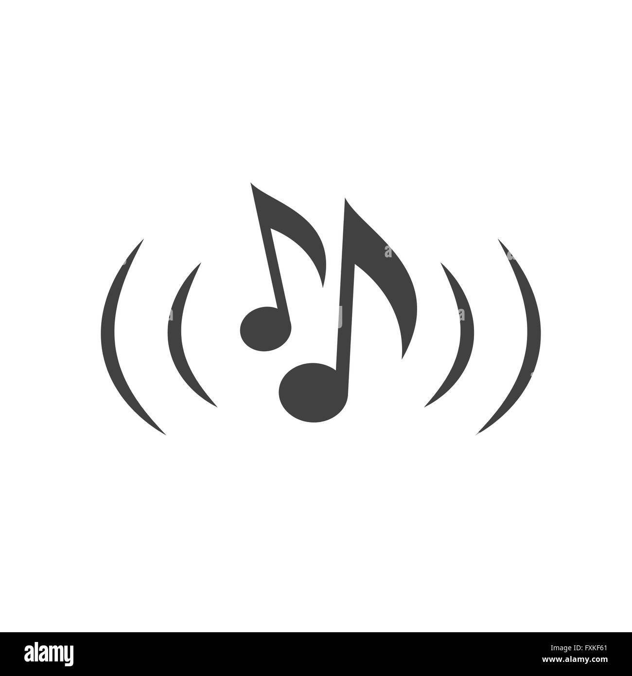 music note icon Stock Vector Image & Art - Alamy