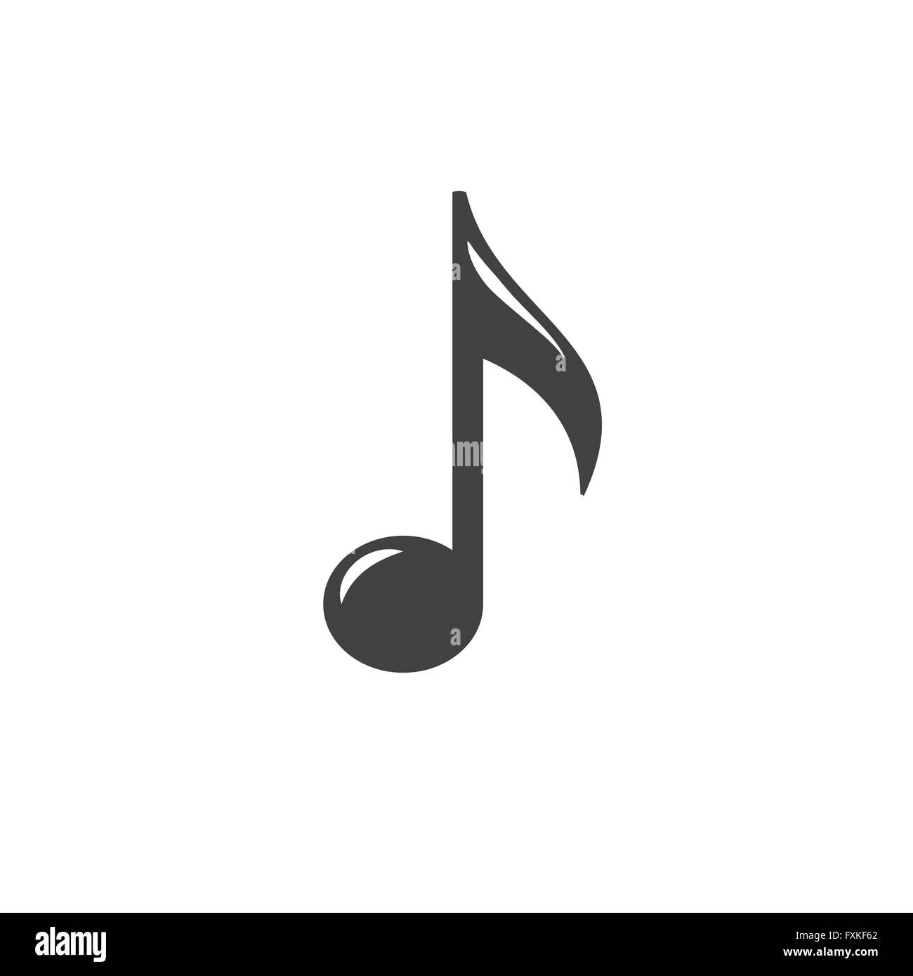 music note icon Stock Vector Image & Art - Alamy