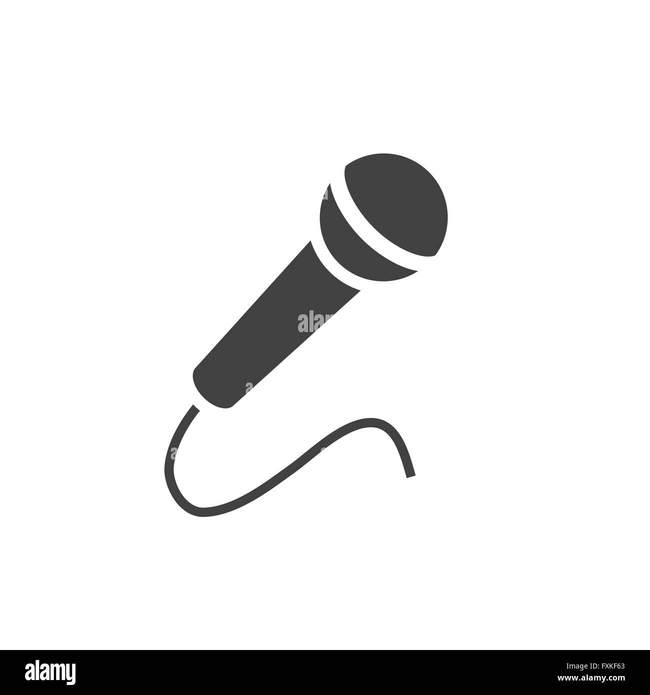 Microphone icon Stock Vector Images - Alamy