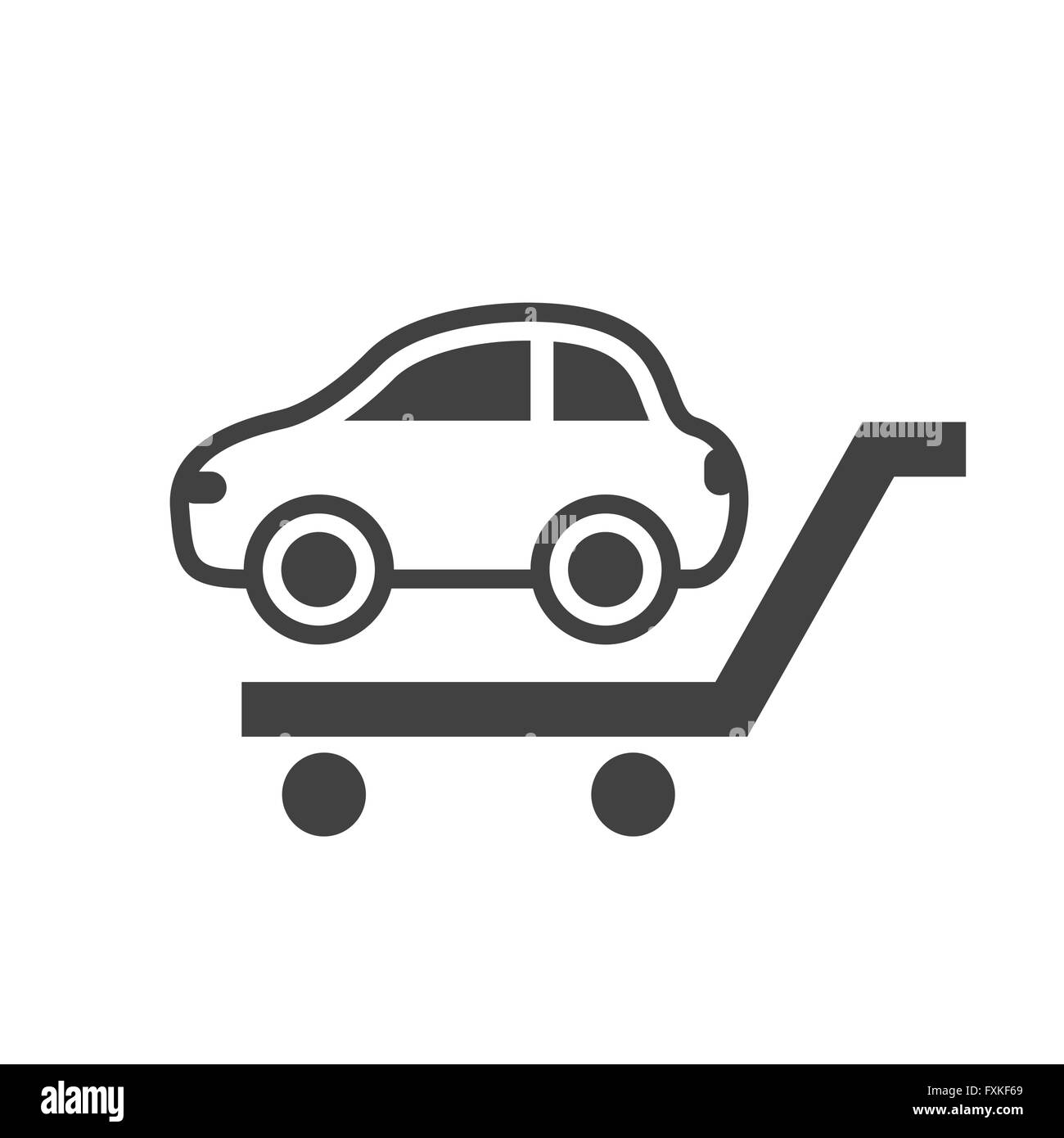 car in hand icon Stock Vector Image & Art - Alamy