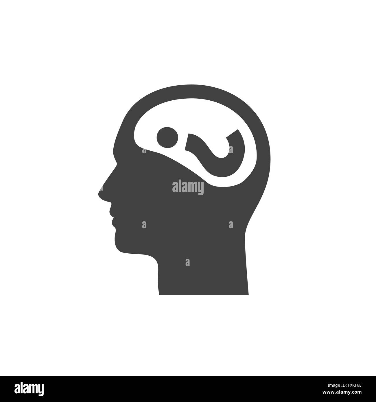 Question mark and man icon Stock Vector Images - Alamy