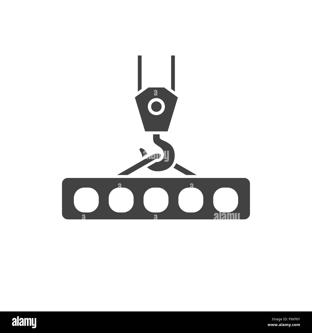 crane hook icon Stock Vector Image & Art - Alamy