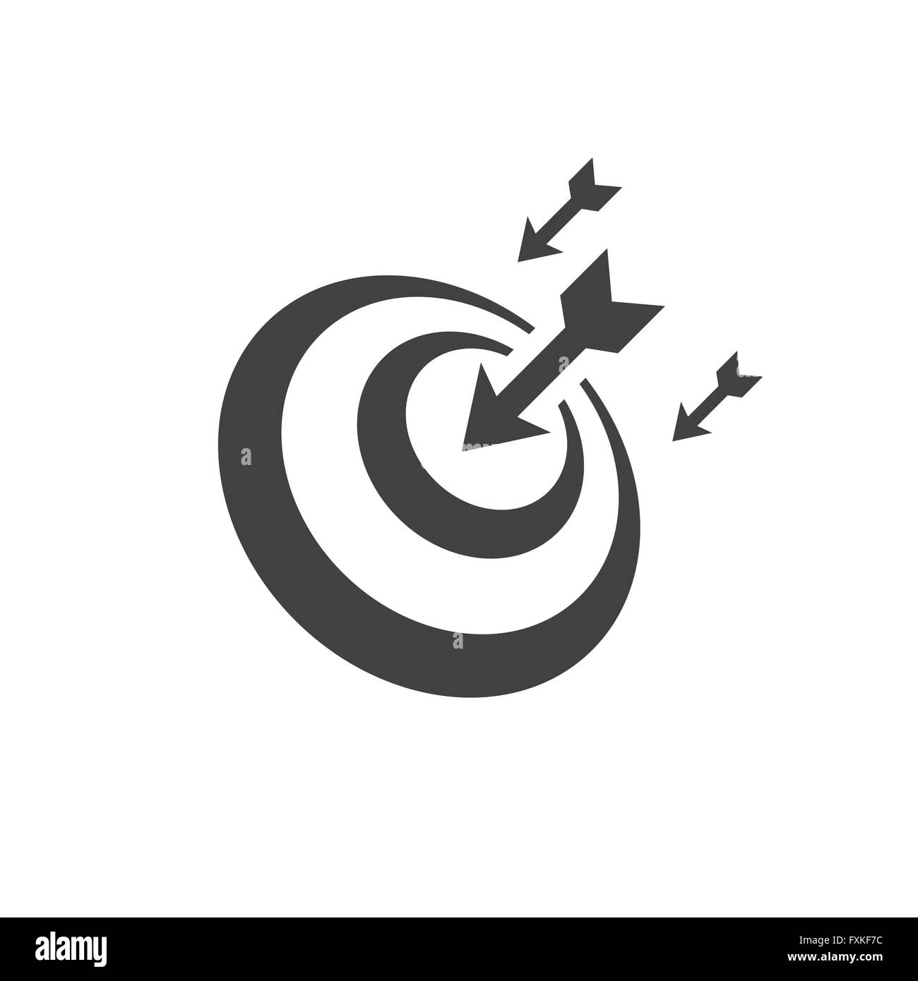 Target vector illustration Stock Vector Images - Alamy