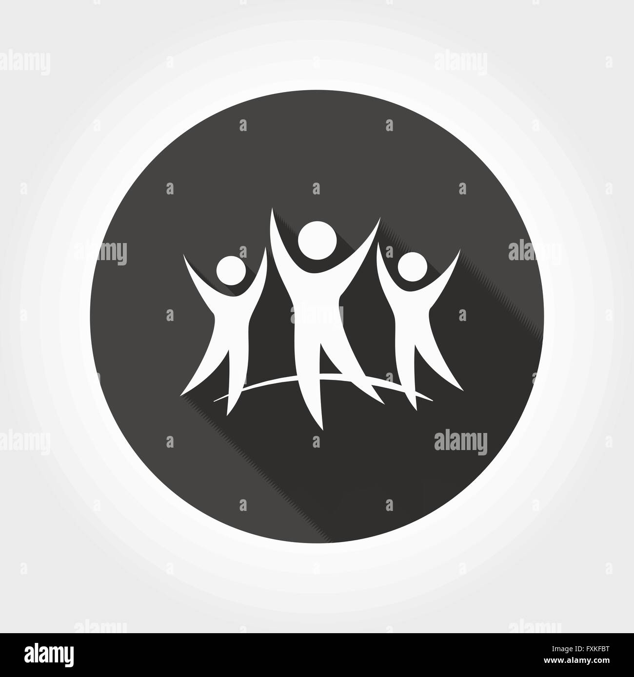 Pictograph of success team Stock Vector Image & Art - Alamy