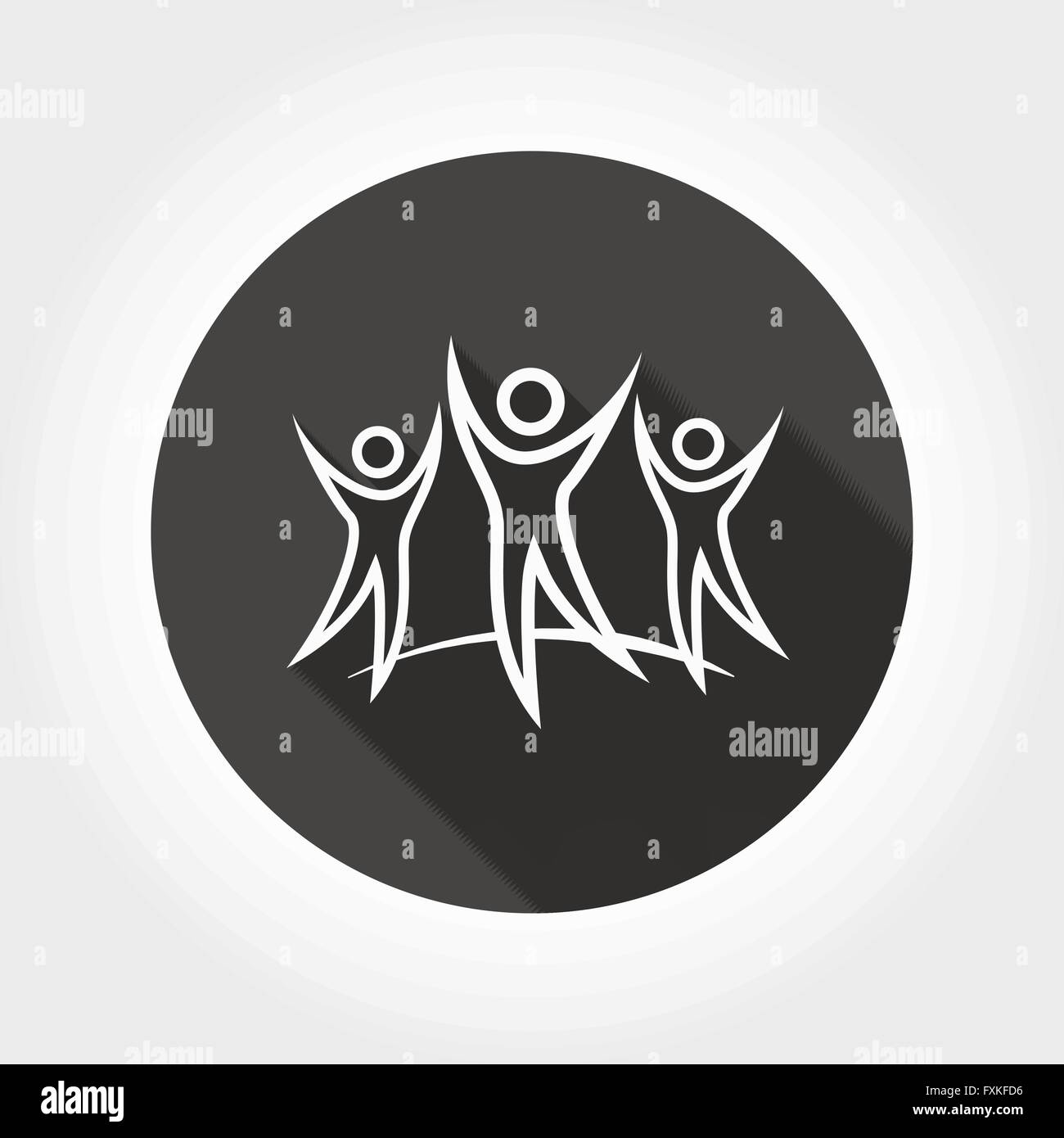 Pictograph of success team Stock Vector Image & Art - Alamy