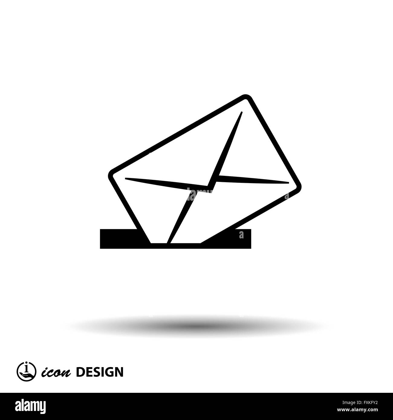 Pictograph of mail Stock Vector Image & Art - Alamy