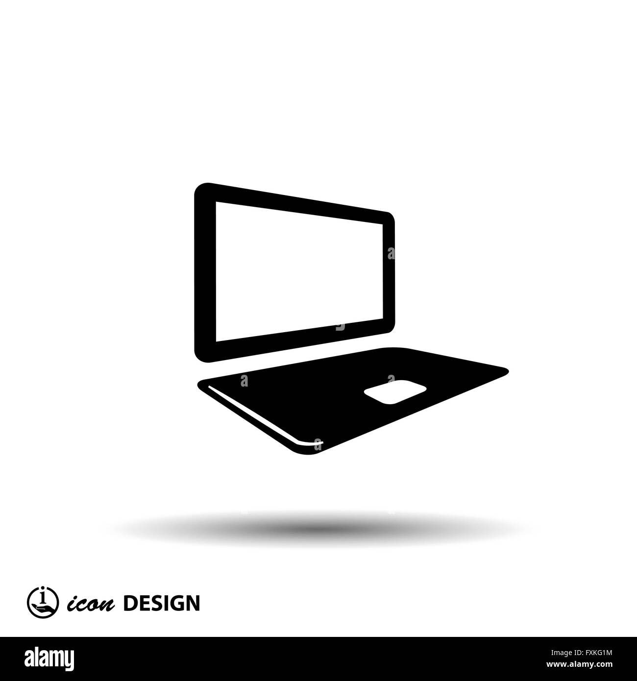 Pictograph of computer Stock Vector Image & Art - Alamy