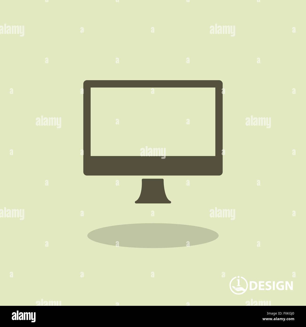 Pictograph of computer Stock Vector Image & Art - Alamy