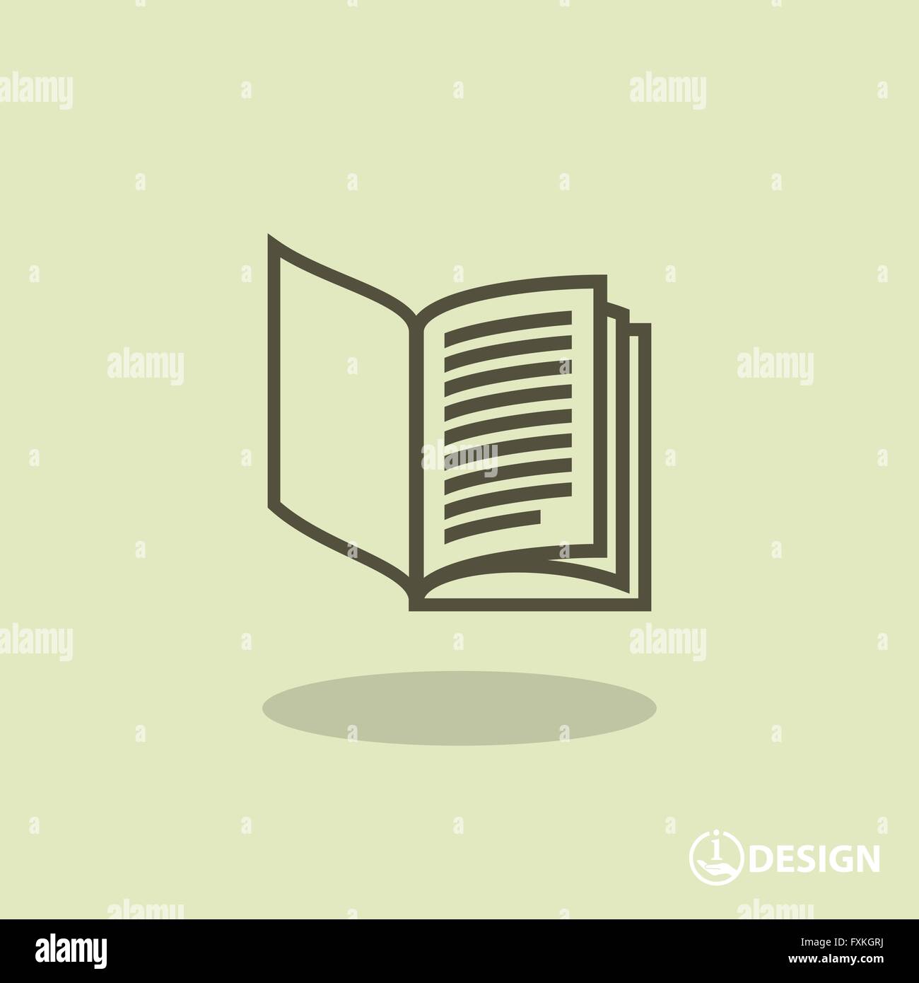 Pictograph of book Stock Vector Image & Art - Alamy
