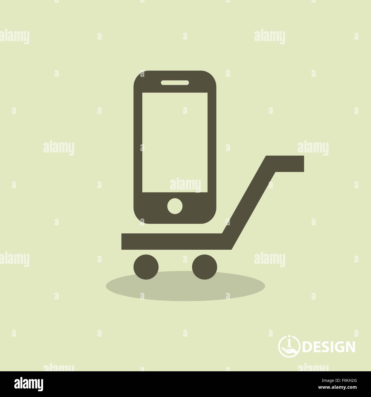 Pictograph of mobile Stock Vector Image & Art - Alamy