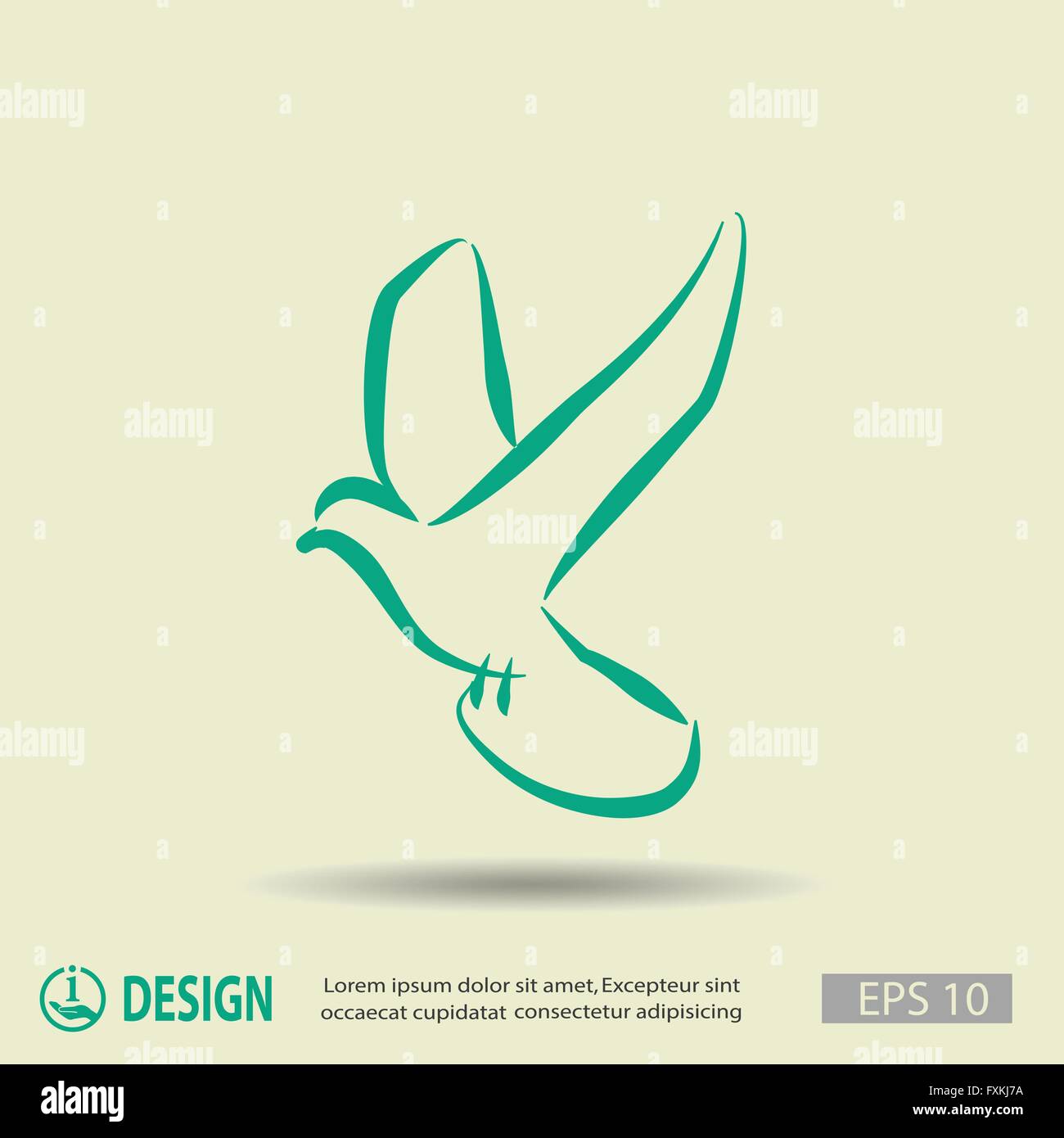 Pictograph of bird Stock Vector Image & Art - Alamy