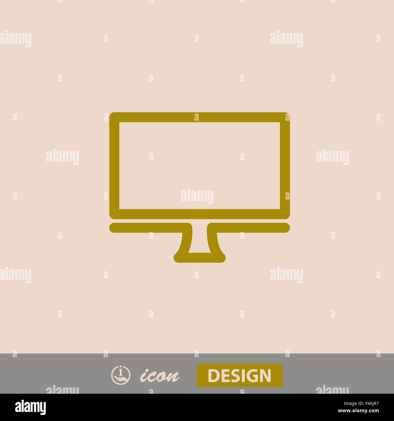 Pictograph of computer Stock Vector Image & Art - Alamy