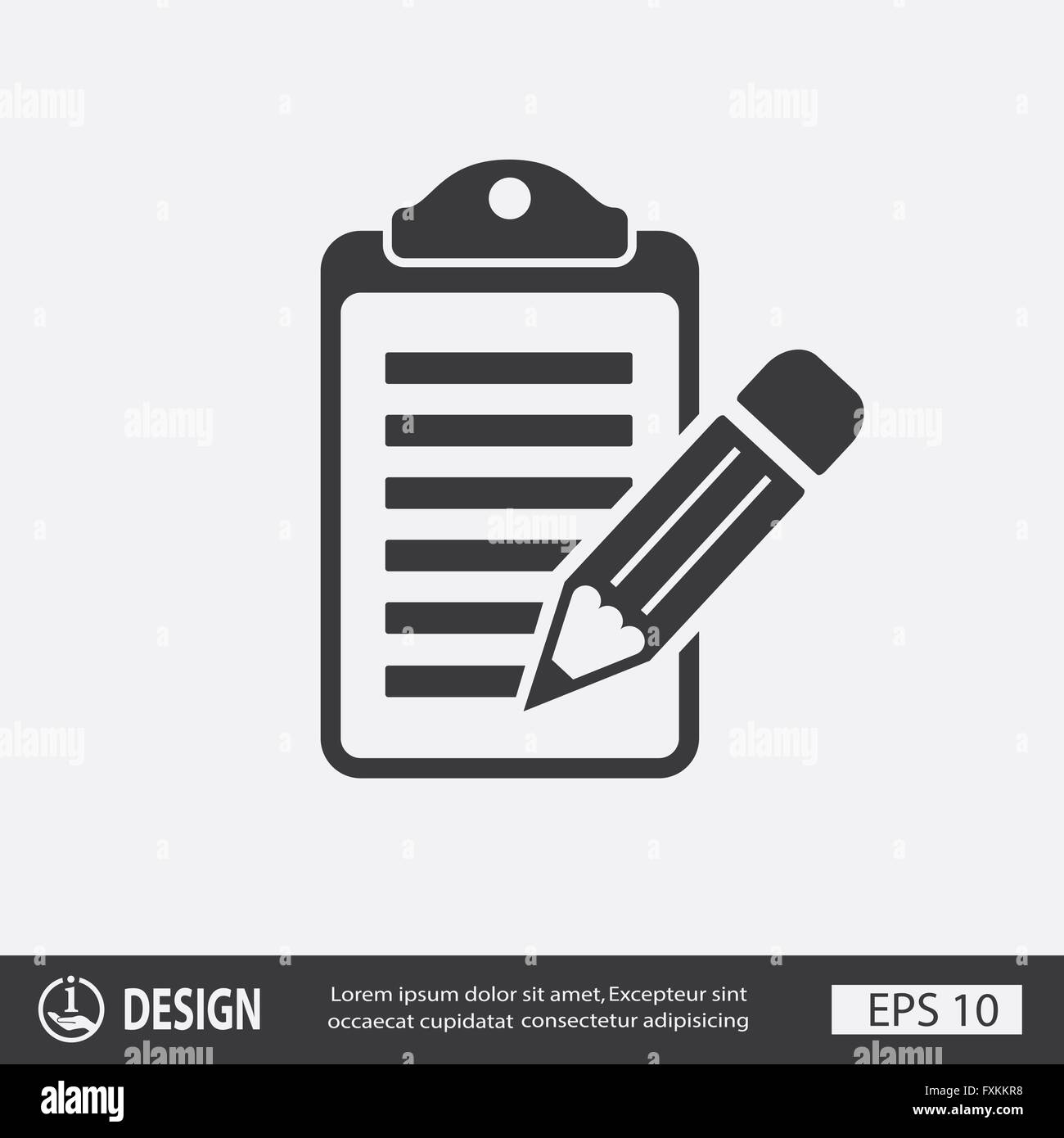 Pictograph of note Stock Vector Image & Art - Alamy