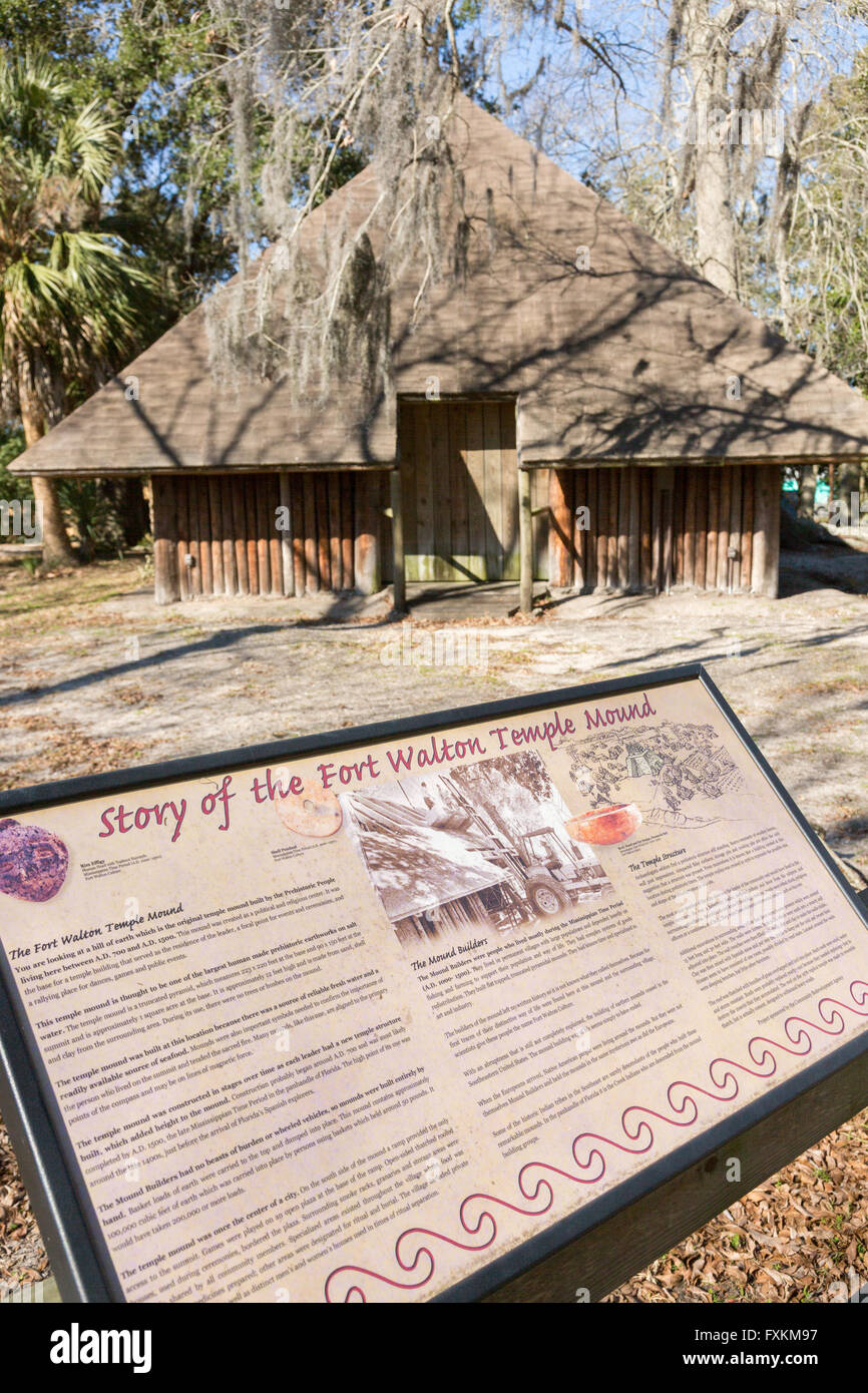 The Camp Walton Native American Temple Mound at Heritage Park and ...