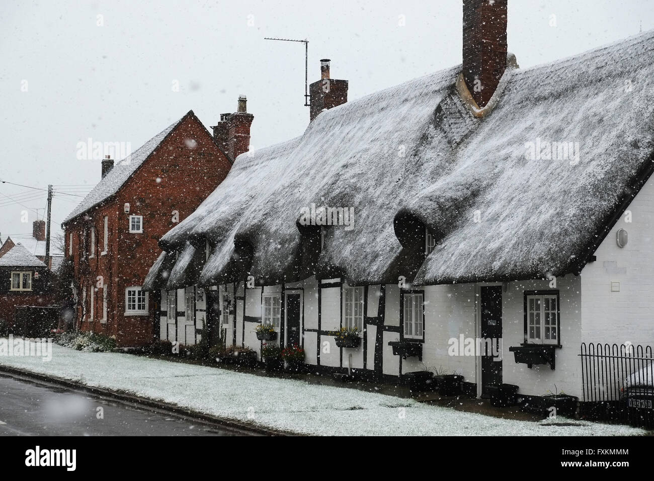 Lower Quinton near Stratford-upon-Avon, Warwickshire, England, UK; 16th ...