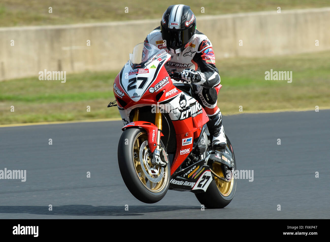 Sydney Motorsport Park, Australia. 16th Apr, 2016. Australian Superbike ...